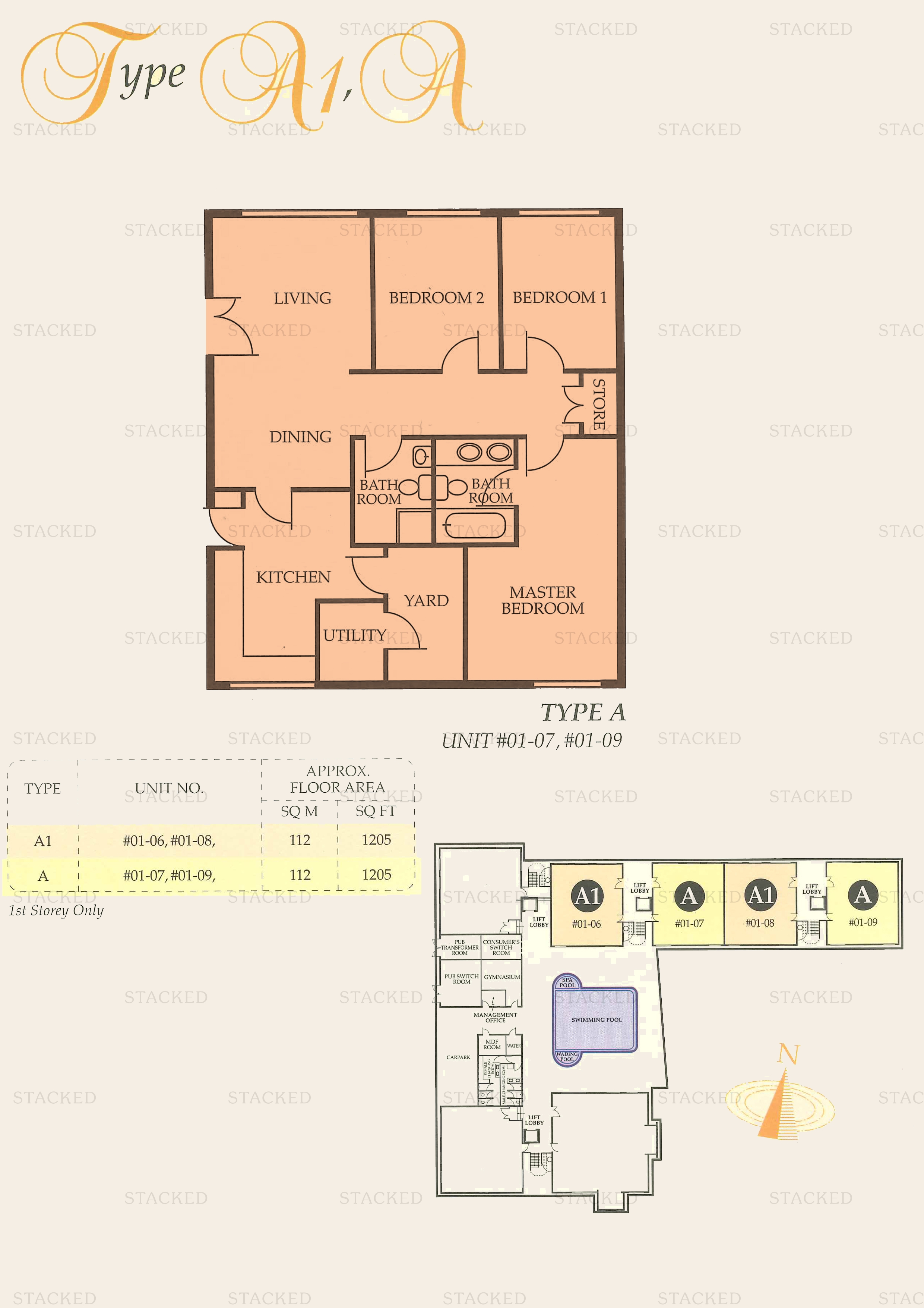 Stacked homes - Eunos Green Singapore Condo Floor Plans, Images And ...