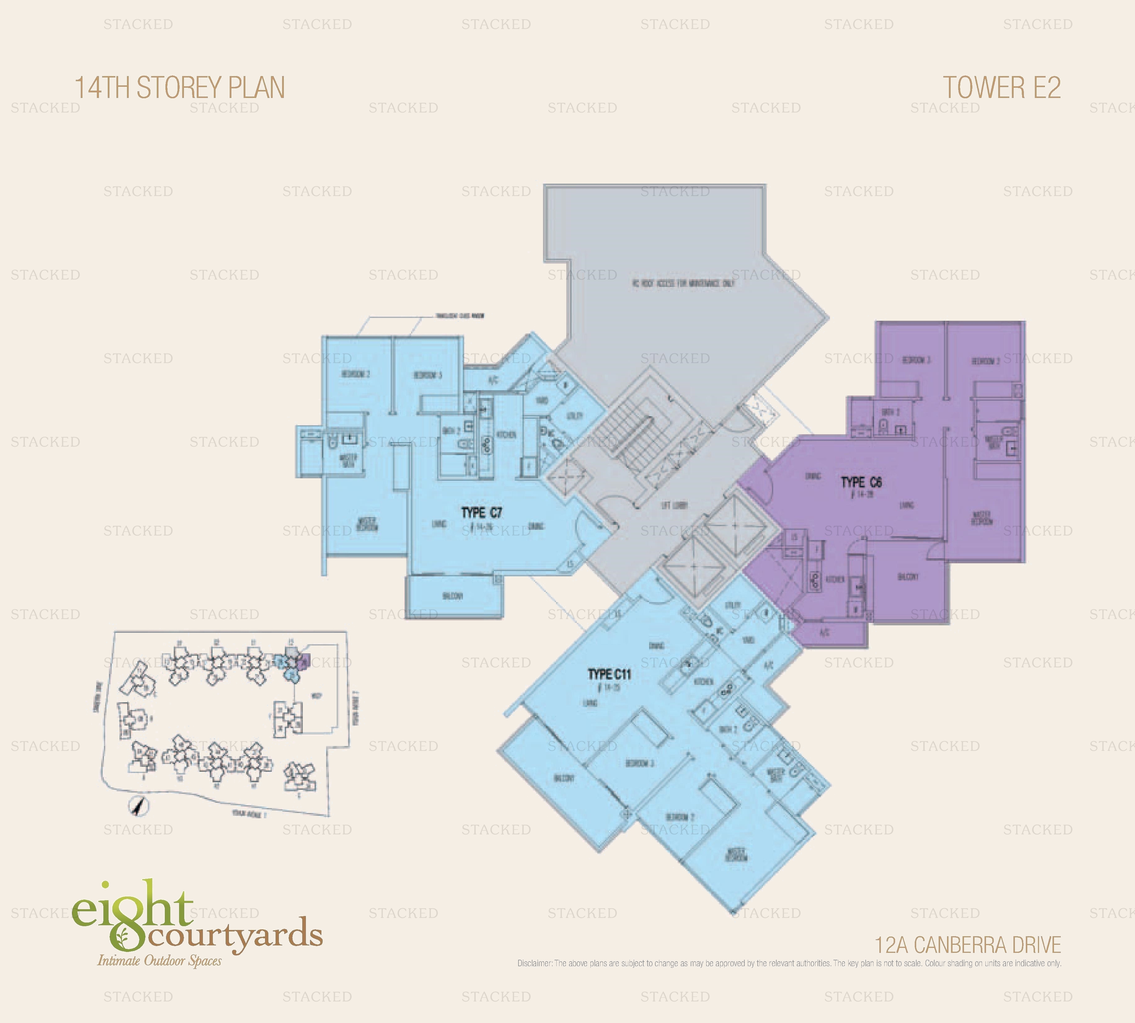 Stacked homes - Eight Courtyards Singapore Condo Floor Plans, Images ...
