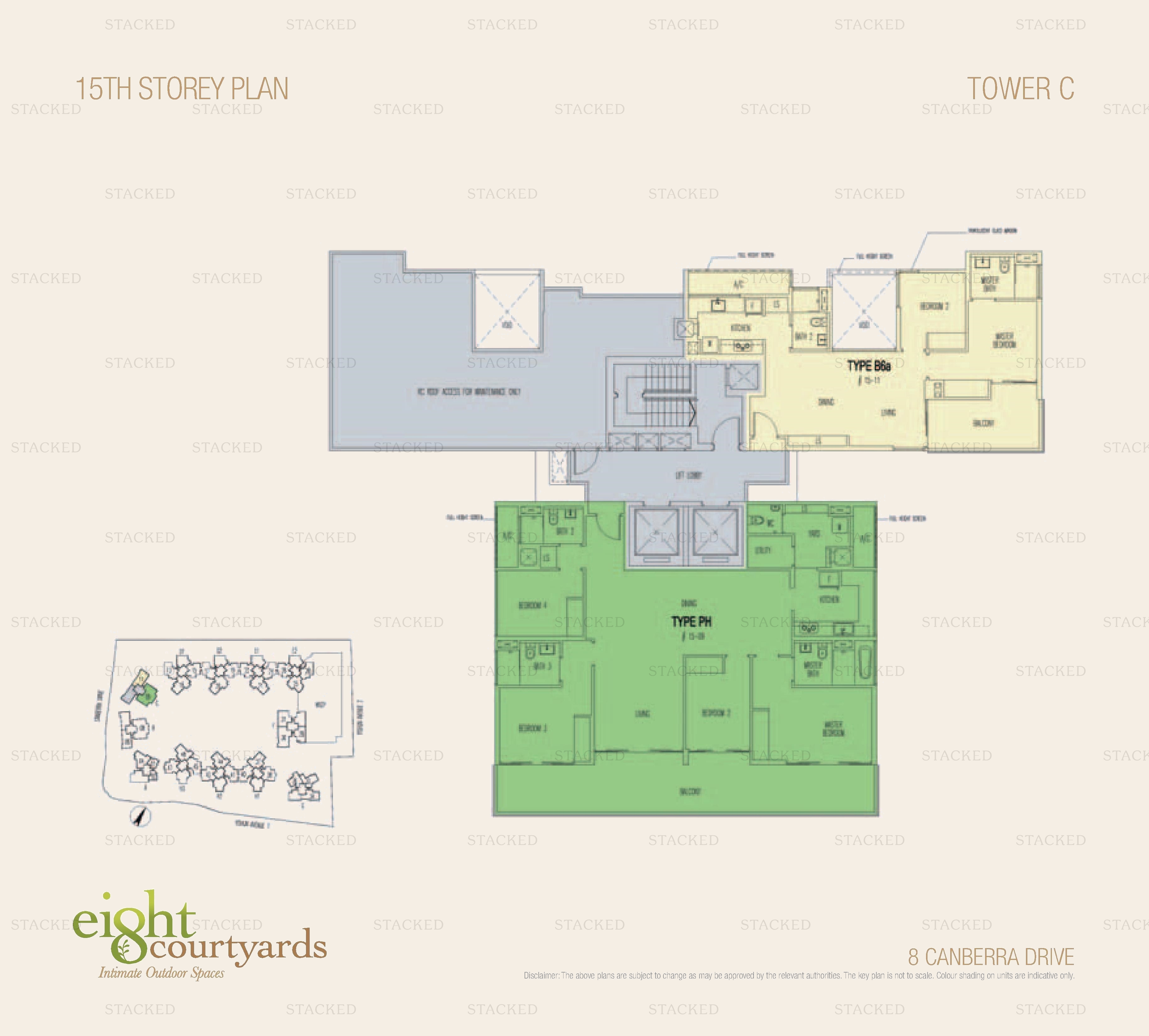 Stacked homes - Eight Courtyards Singapore Condo Floor Plans, Images ...