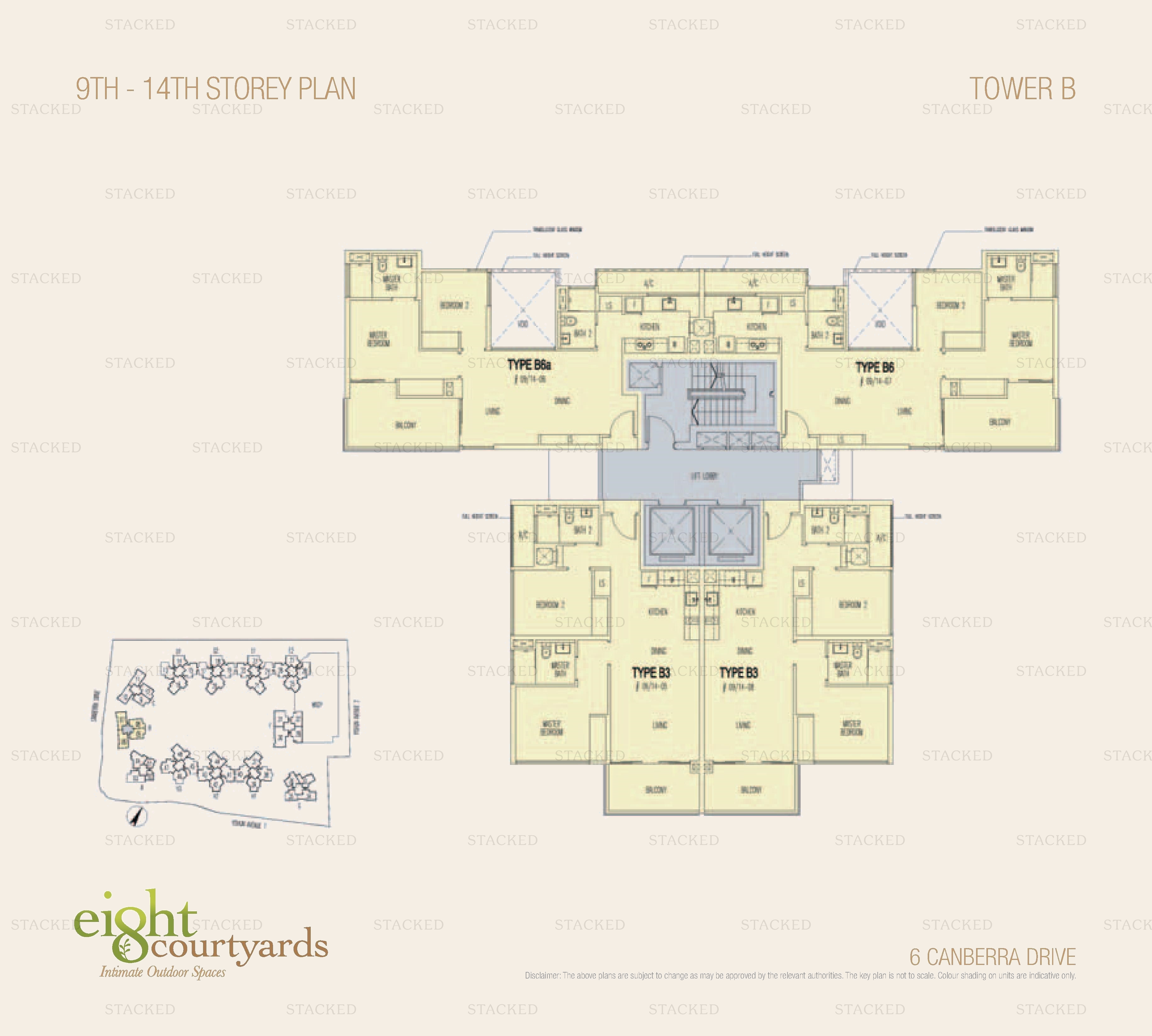 Stacked homes - Eight Courtyards Singapore Condo Floor Plans, Images ...
