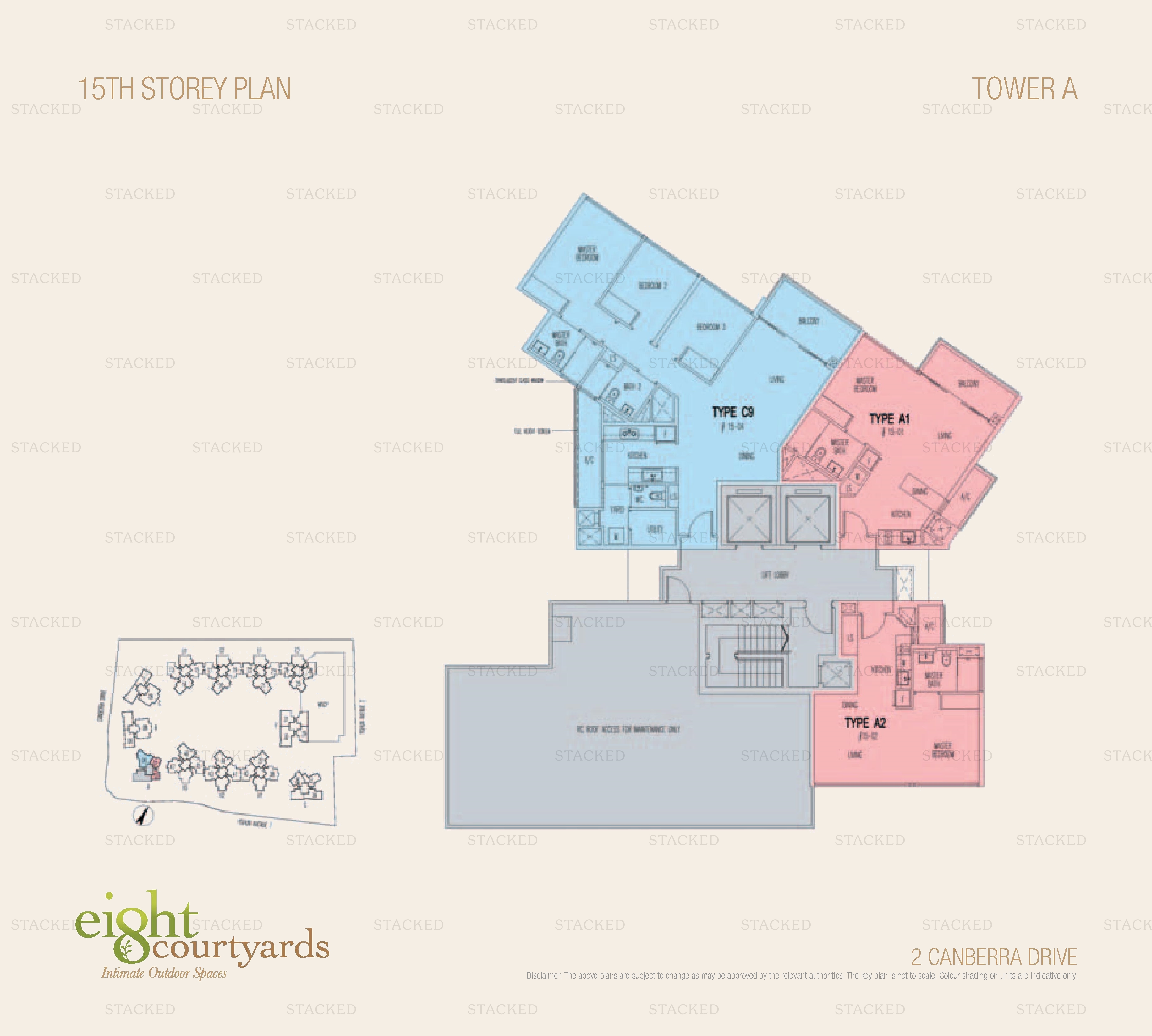 Stacked homes - Eight Courtyards Singapore Condo Floor Plans, Images ...