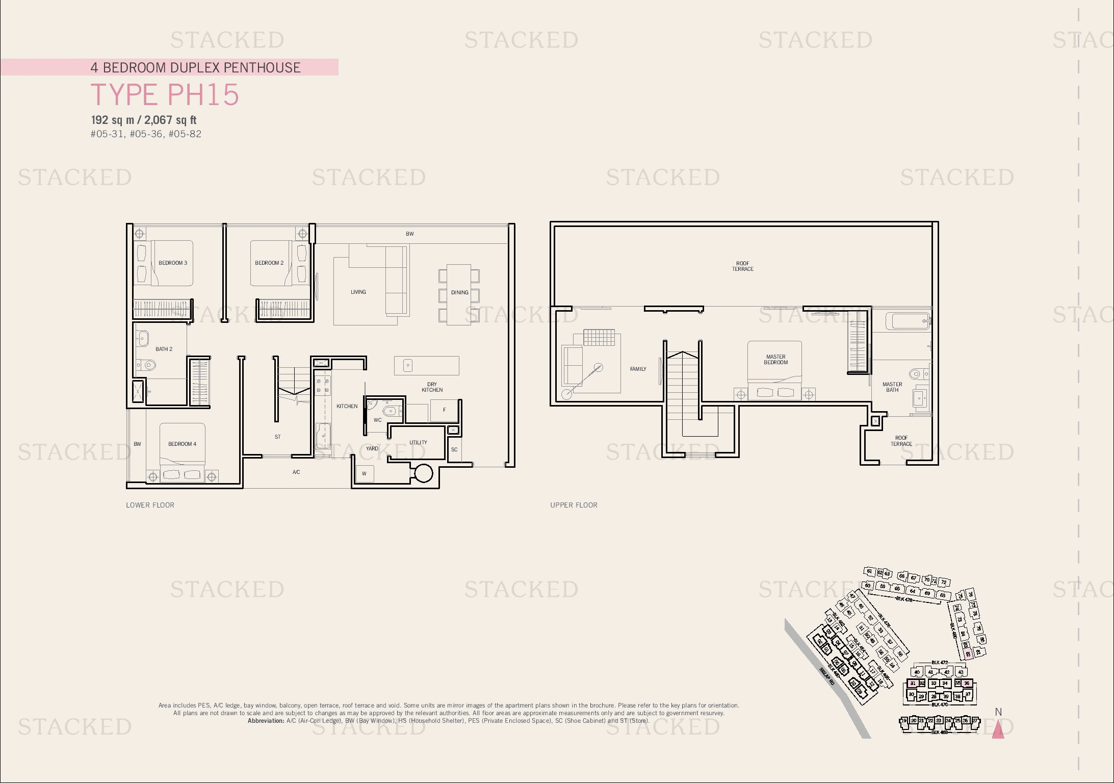 Stacked homes - Flamingo Valley Singapore Condo Floor Plans, Images And ...