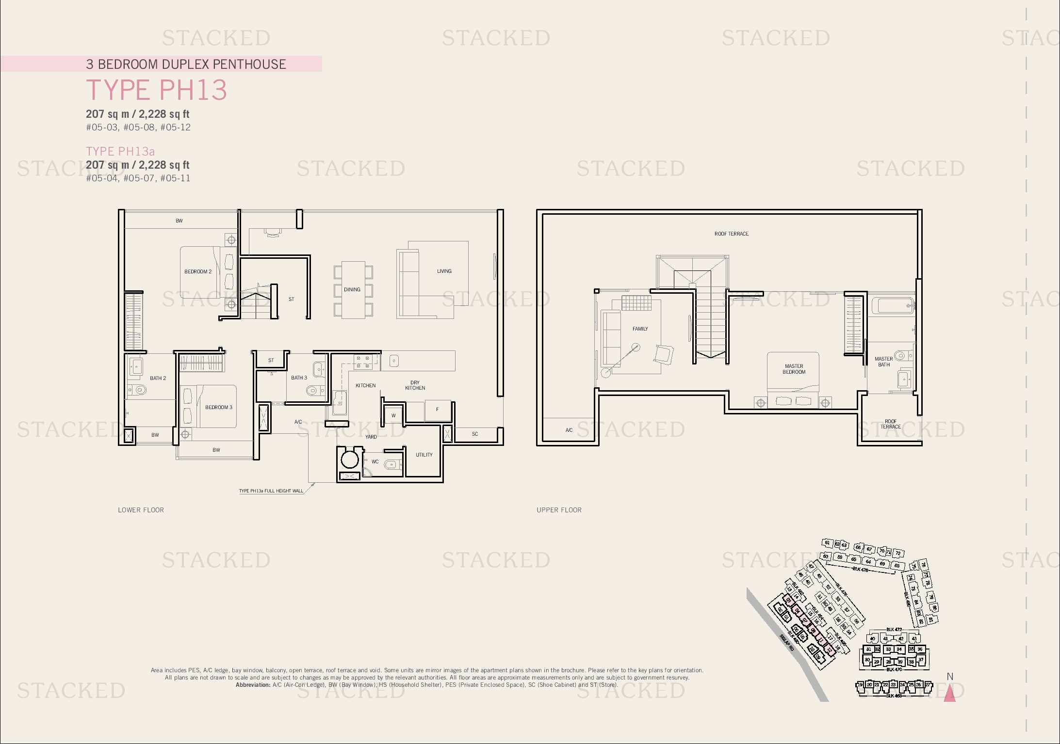 Stacked homes - Flamingo Valley Singapore Condo Floor Plans, Images And ...