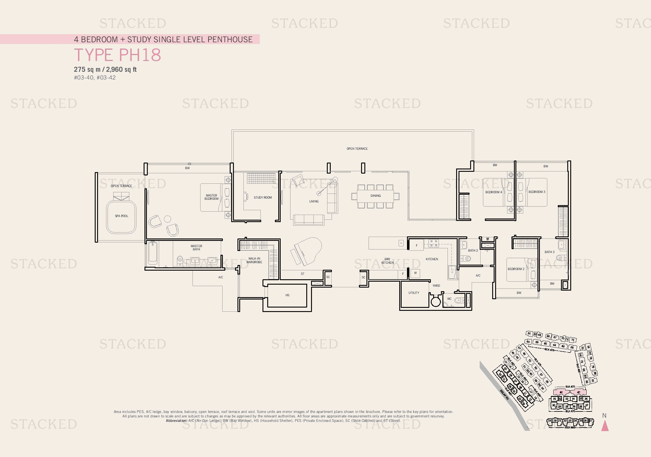 Stacked homes - Flamingo Valley Singapore Condo Floor Plans, Images And ...