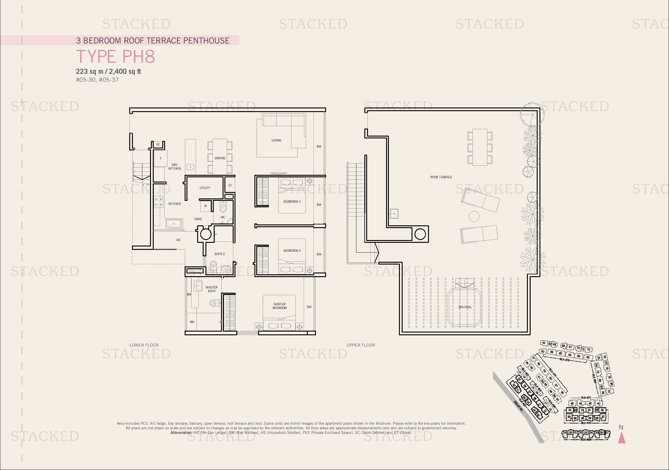 Stacked homes - Flamingo Valley Singapore Condo Floor Plans, Images And ...