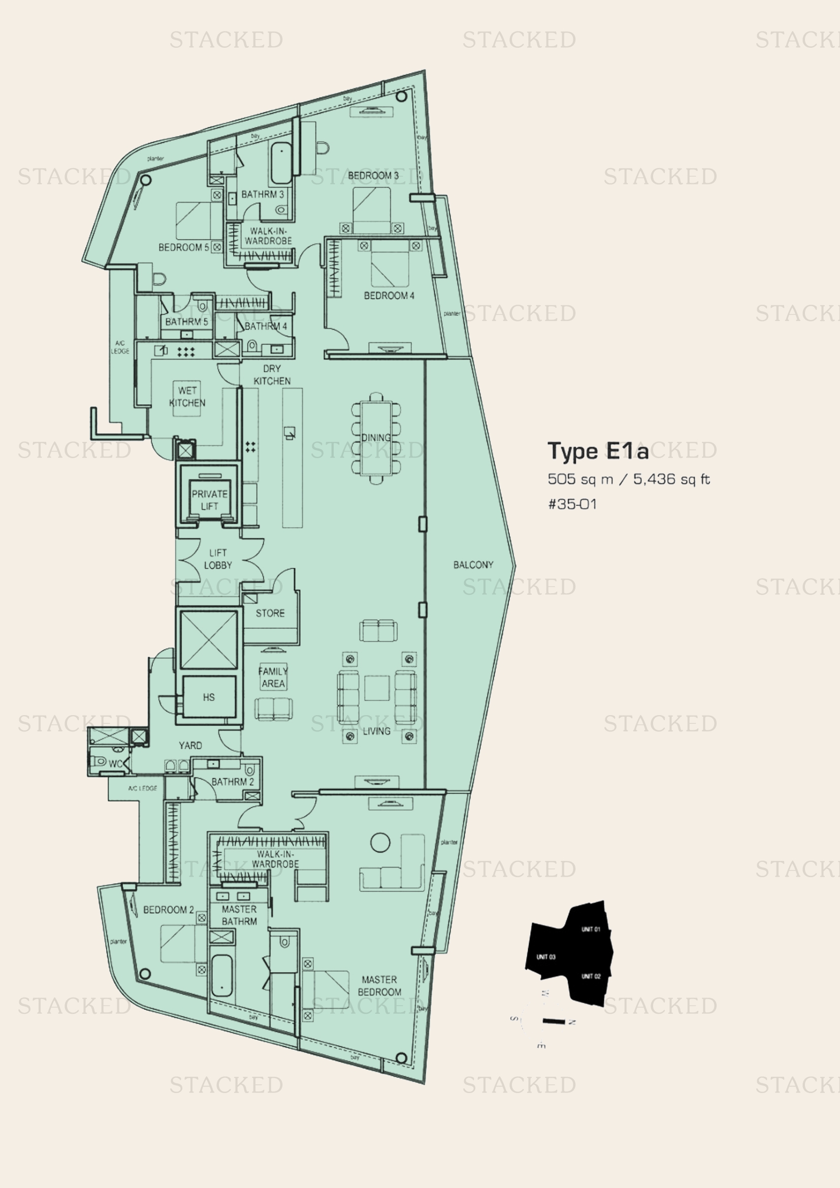 Stacked homes - Grange Infinite Singapore Condo Floor Plans, Images And ...