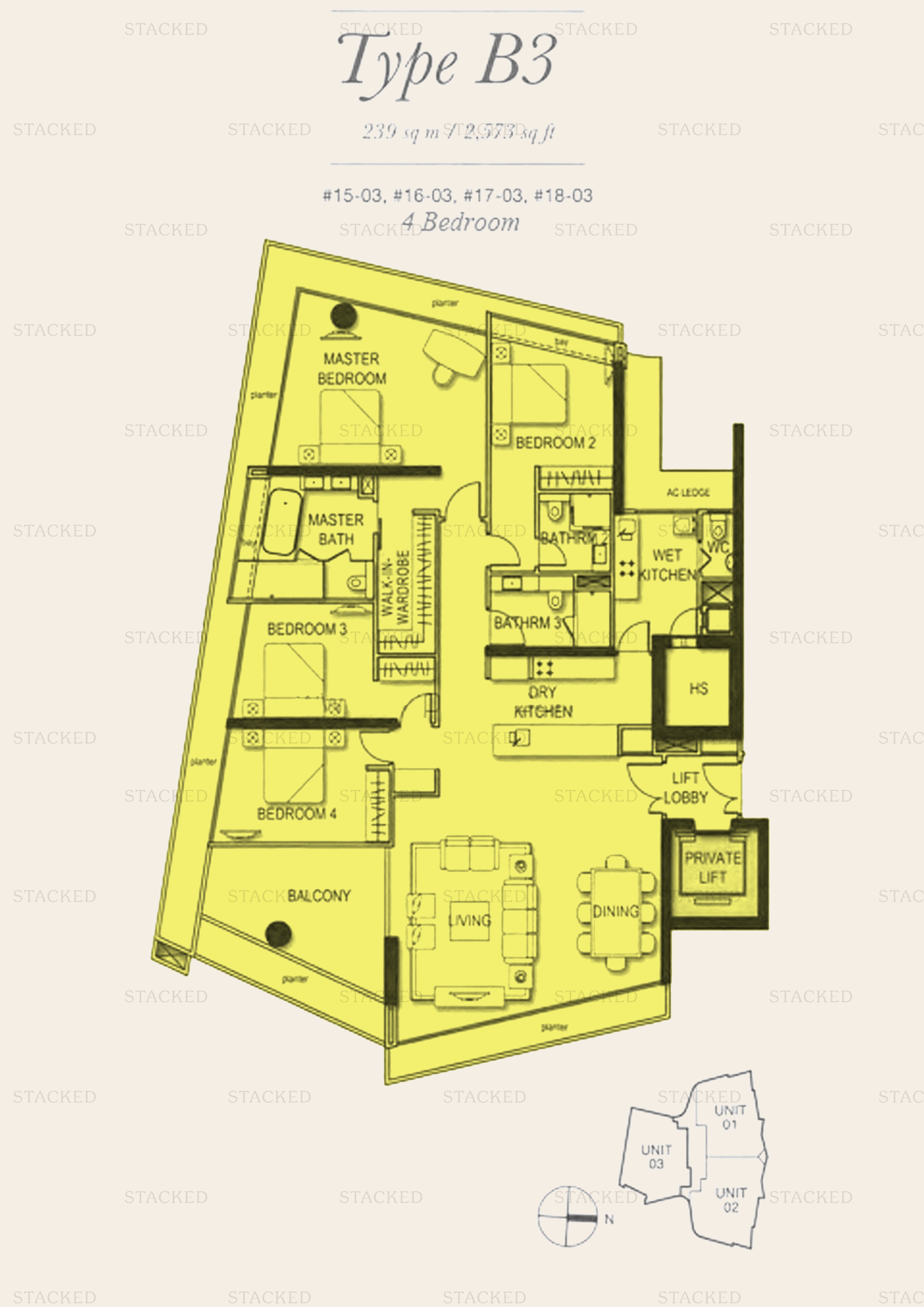 Stacked homes - Grange Infinite Singapore Condo Floor Plans, Images And ...