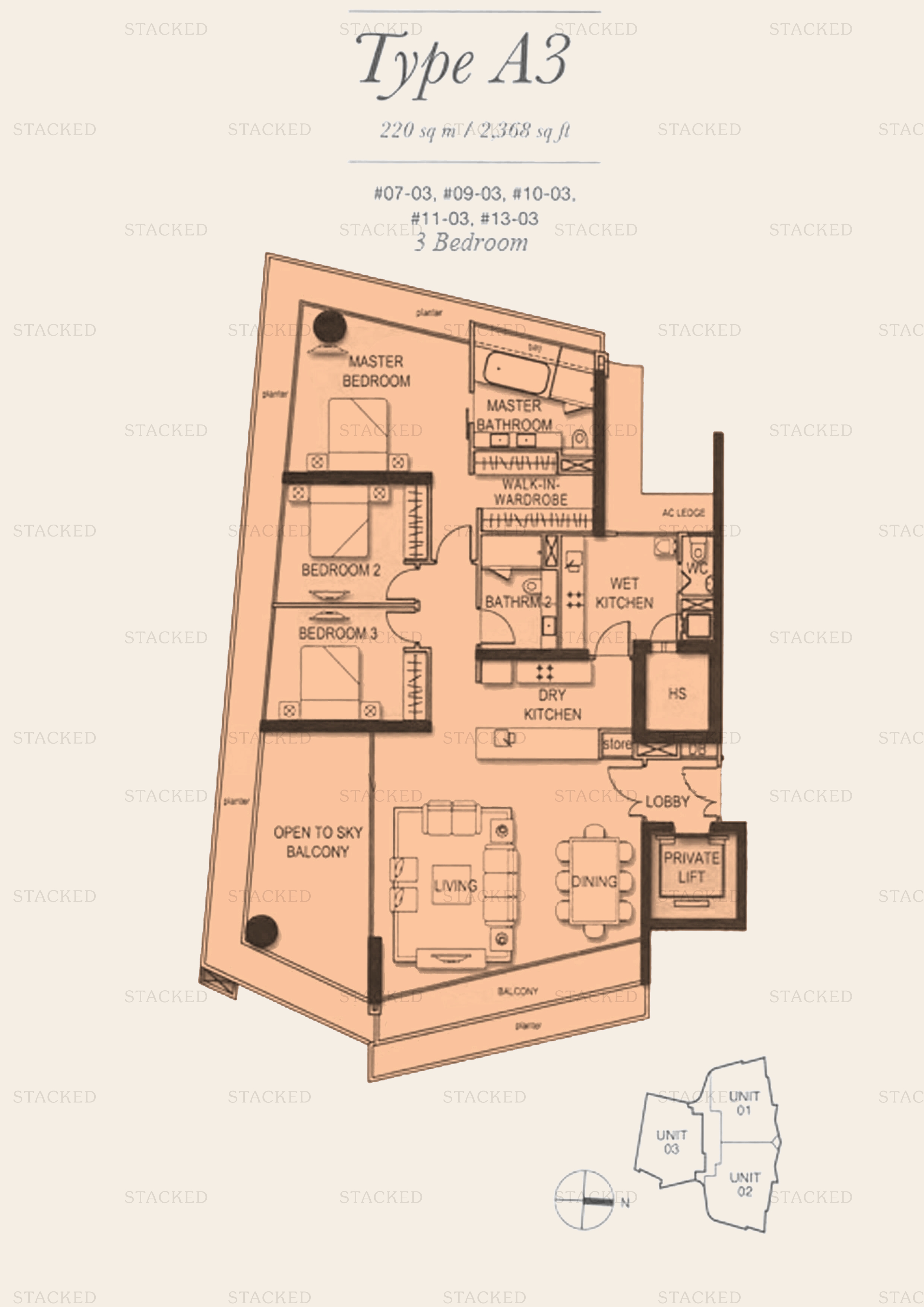 Stacked homes - Grange Infinite Singapore Condo Floor Plans, Images And ...