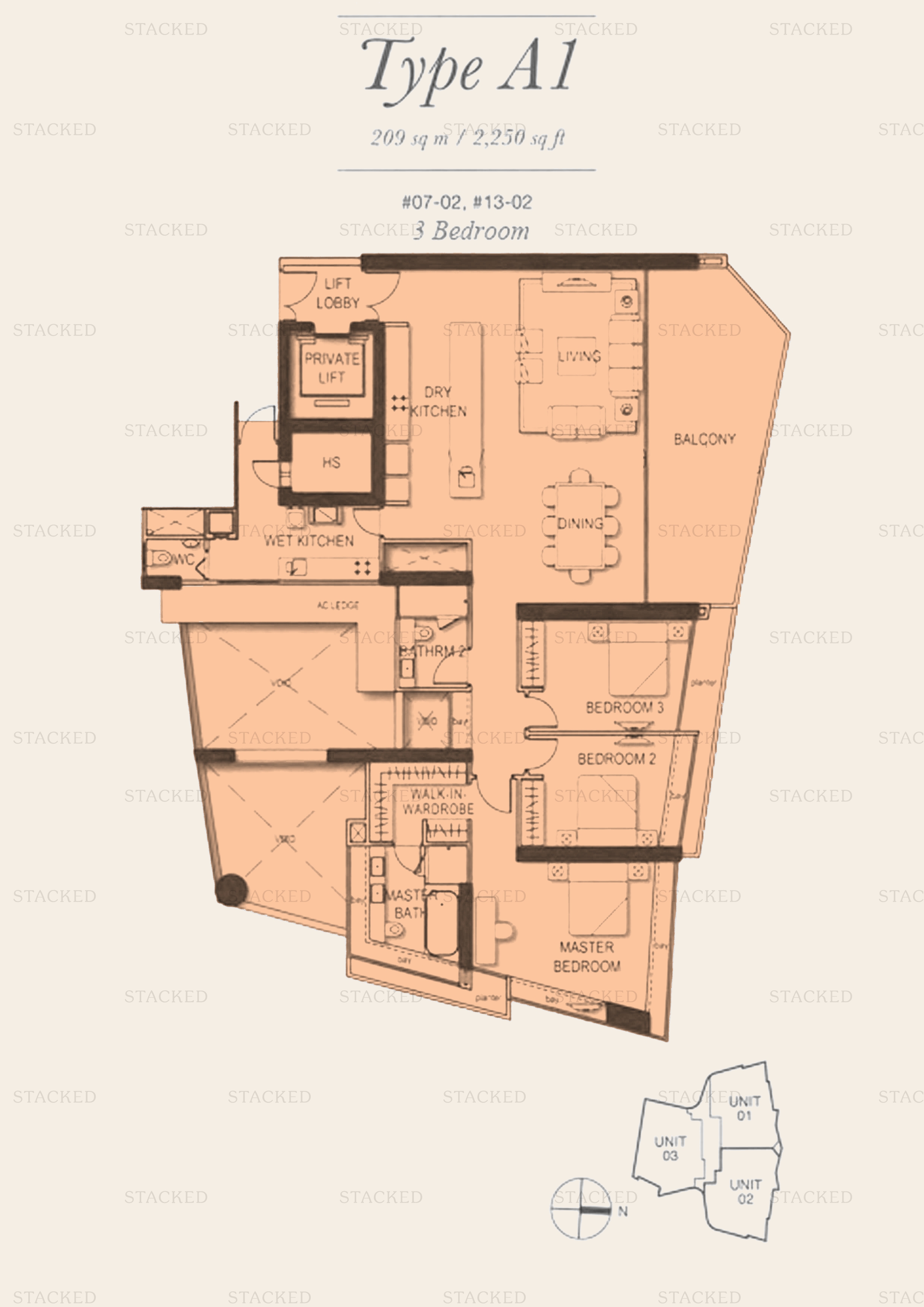 Stacked homes - Grange Infinite Singapore Condo Floor Plans, Images And ...