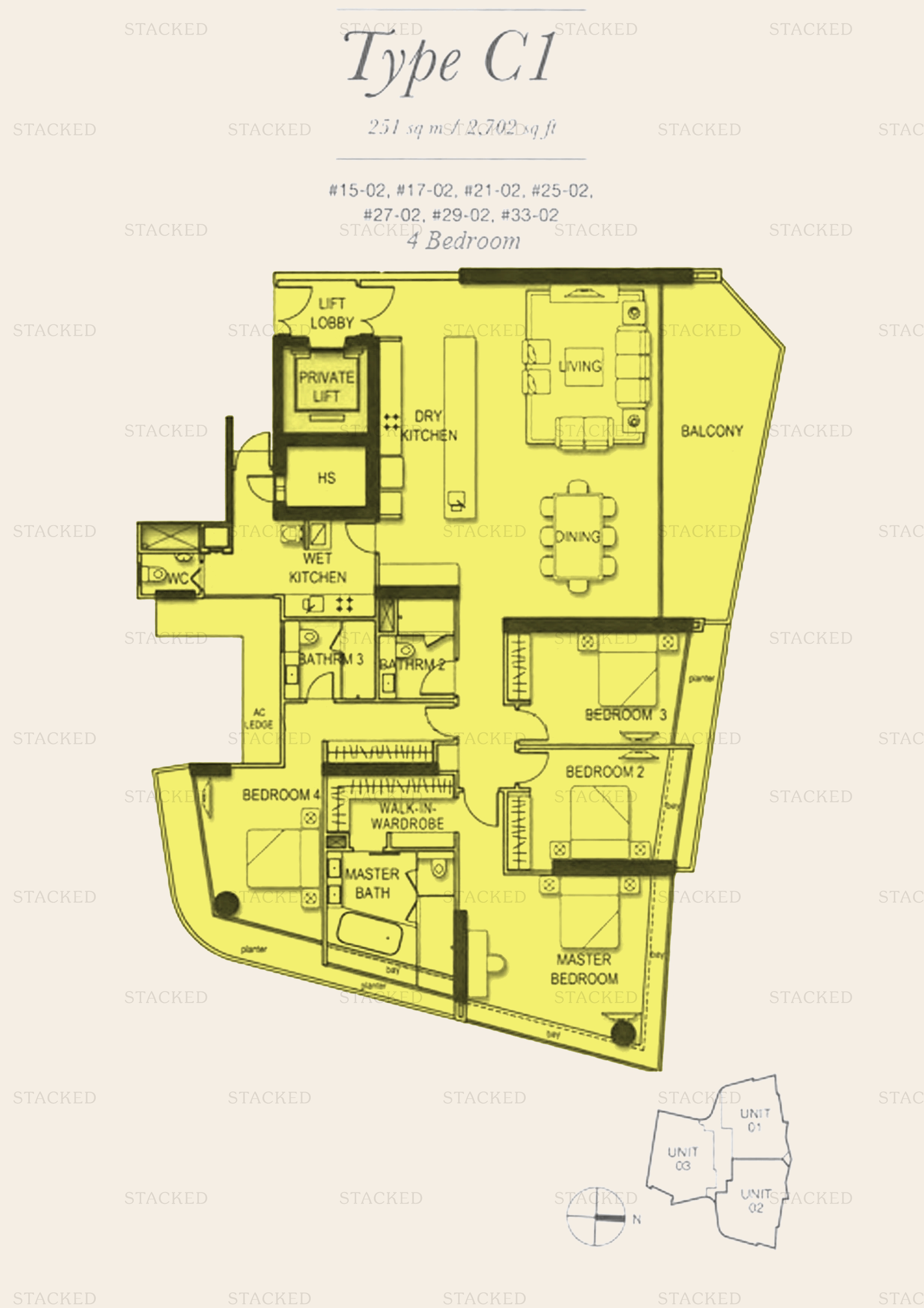 Stacked homes - Grange Infinite Singapore Condo Floor Plans, Images And ...