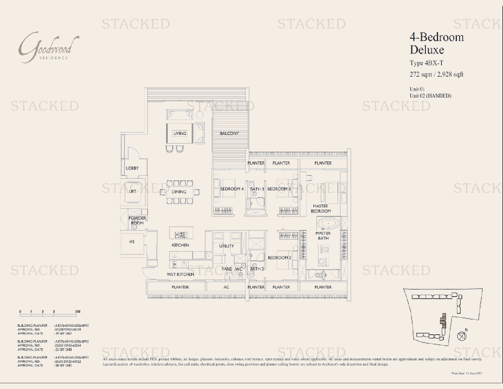 Stacked homes - Goodwood Residence Singapore Condo Floor Plans, Images ...