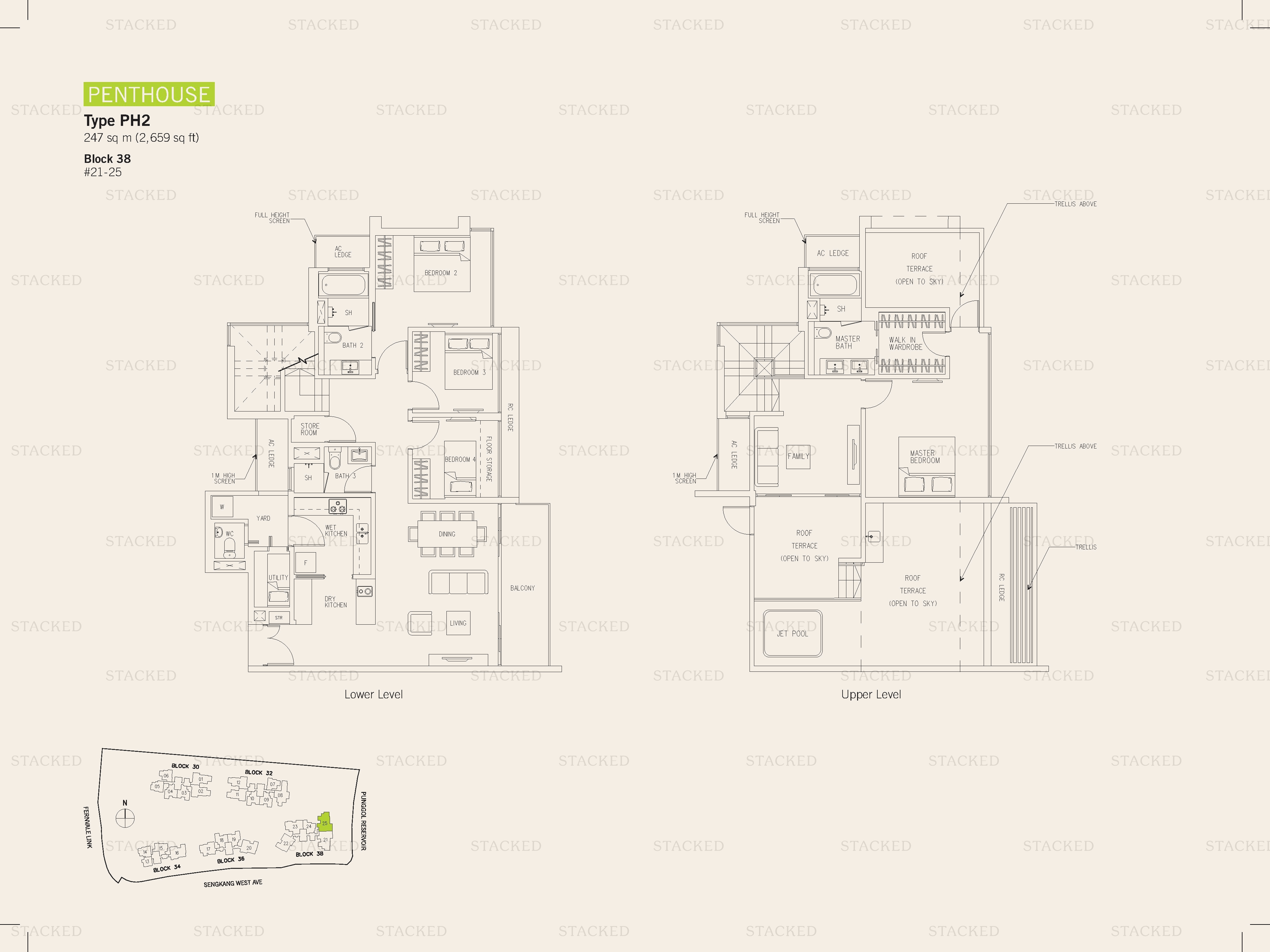 Stacked homes - H2o Residences Singapore Condo Floor Plans, Images And ...