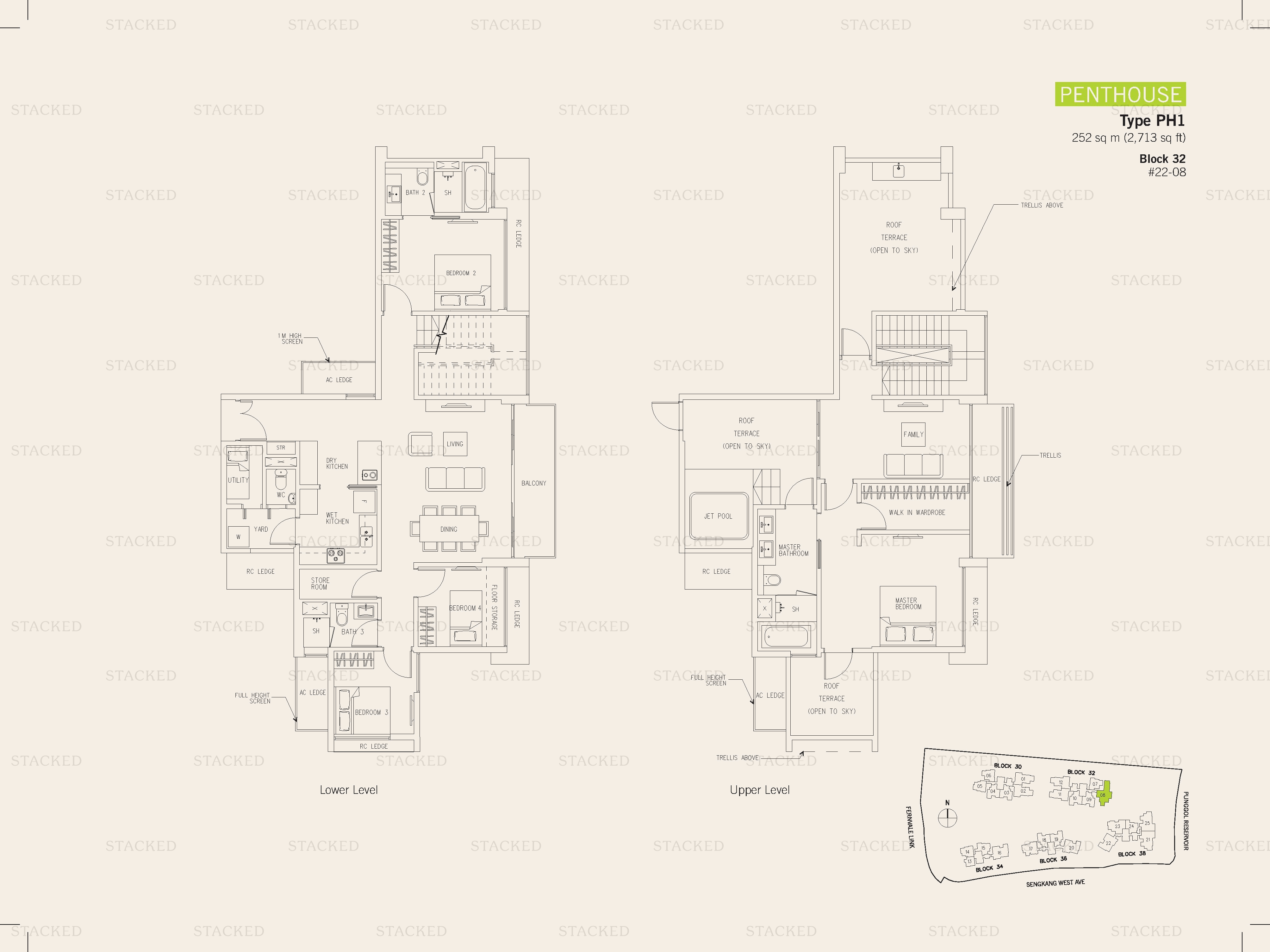 Stacked homes - H2o Residences Singapore Condo Floor Plans, Images And ...