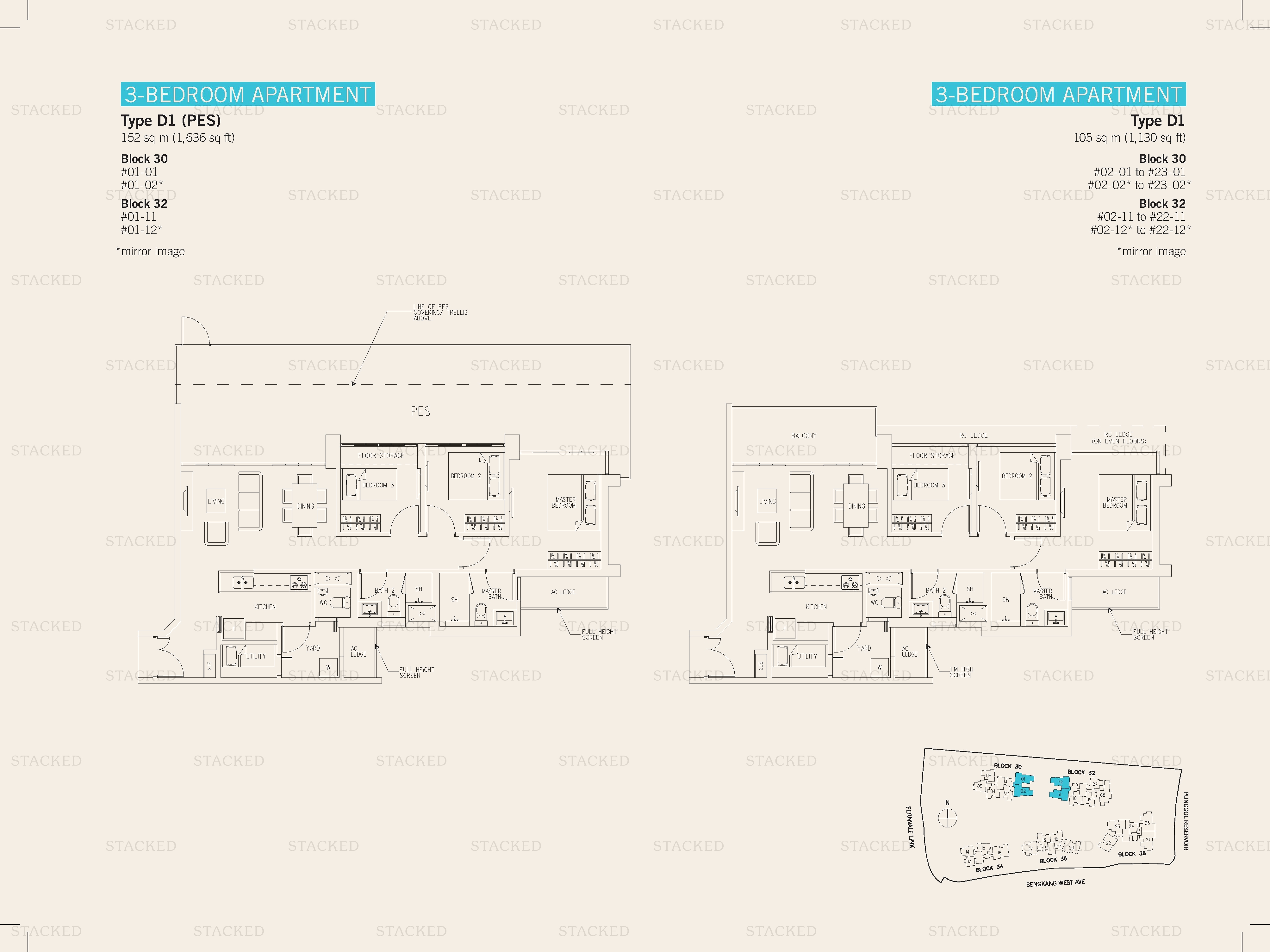 Stacked homes - H2o Residences Singapore Condo Floor Plans, Images And ...
