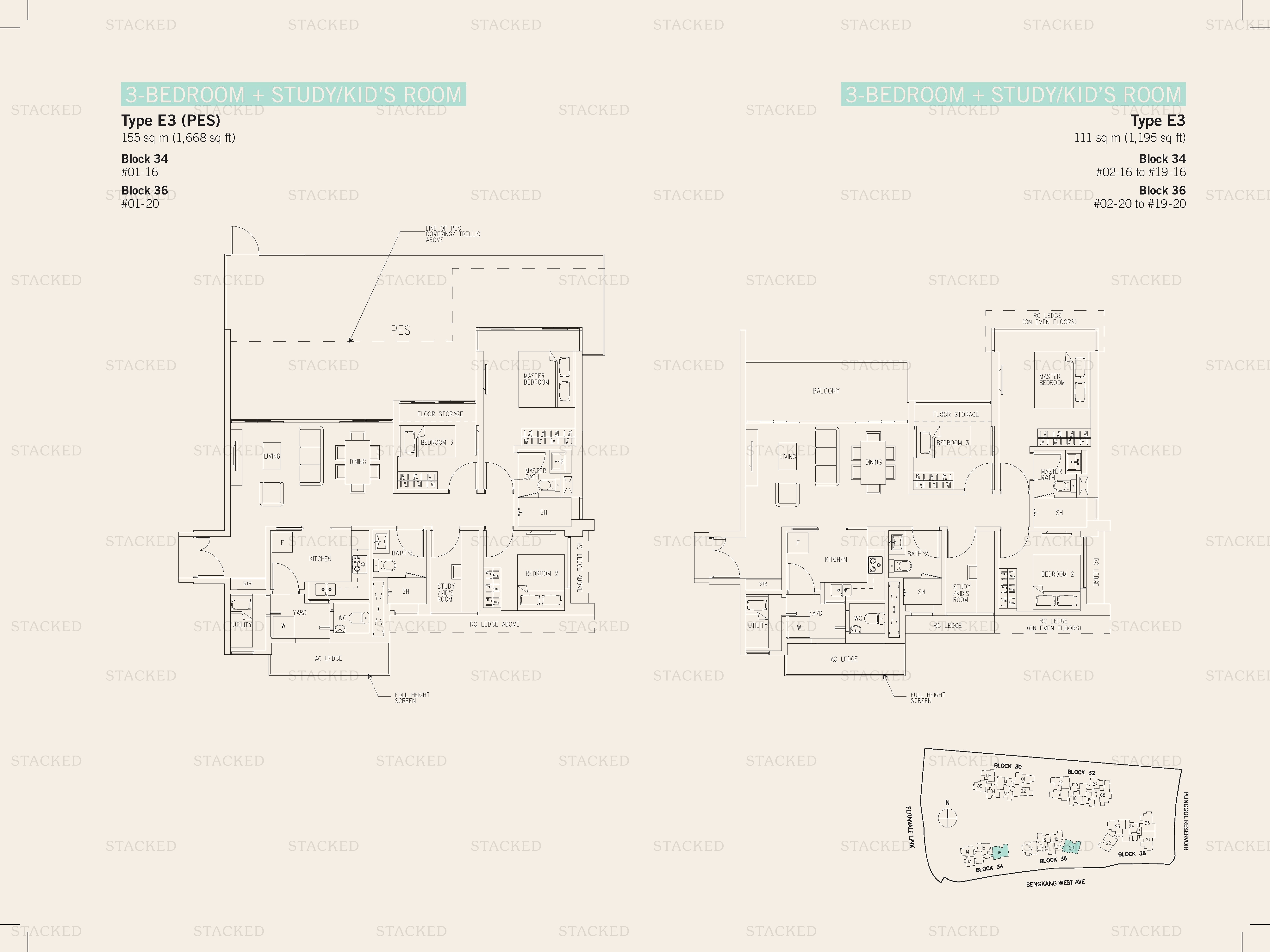 Stacked homes - H2o Residences Singapore Condo Floor Plans, Images And ...
