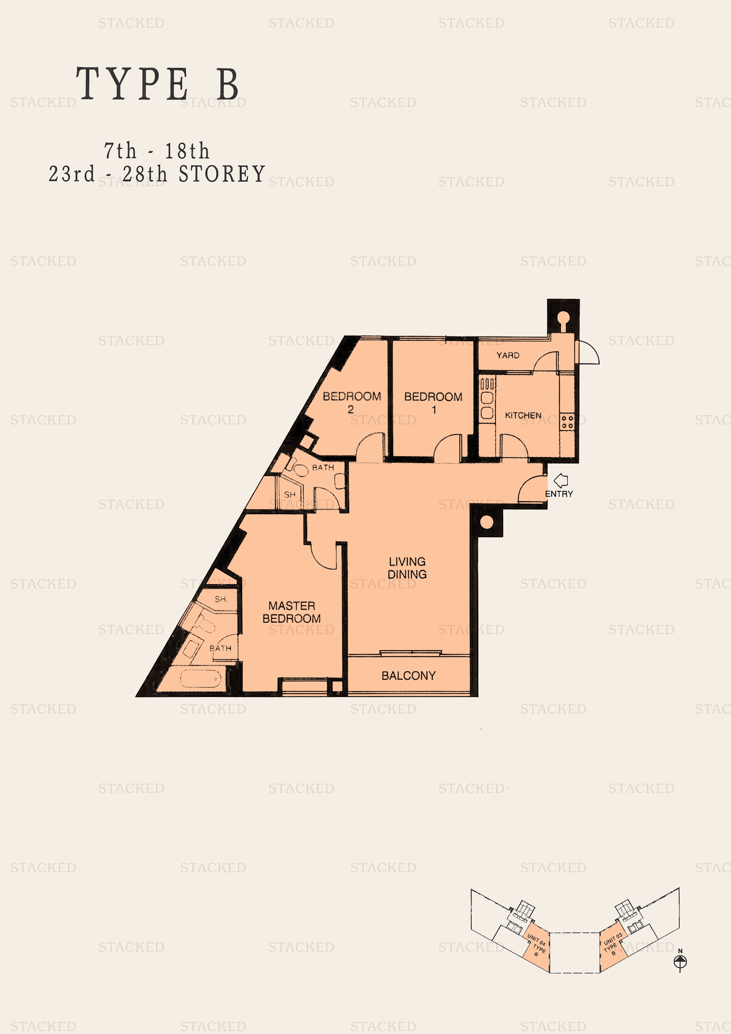 Stacked homes - Harbour View Towers Singapore Condo Floor Plans, Images ...