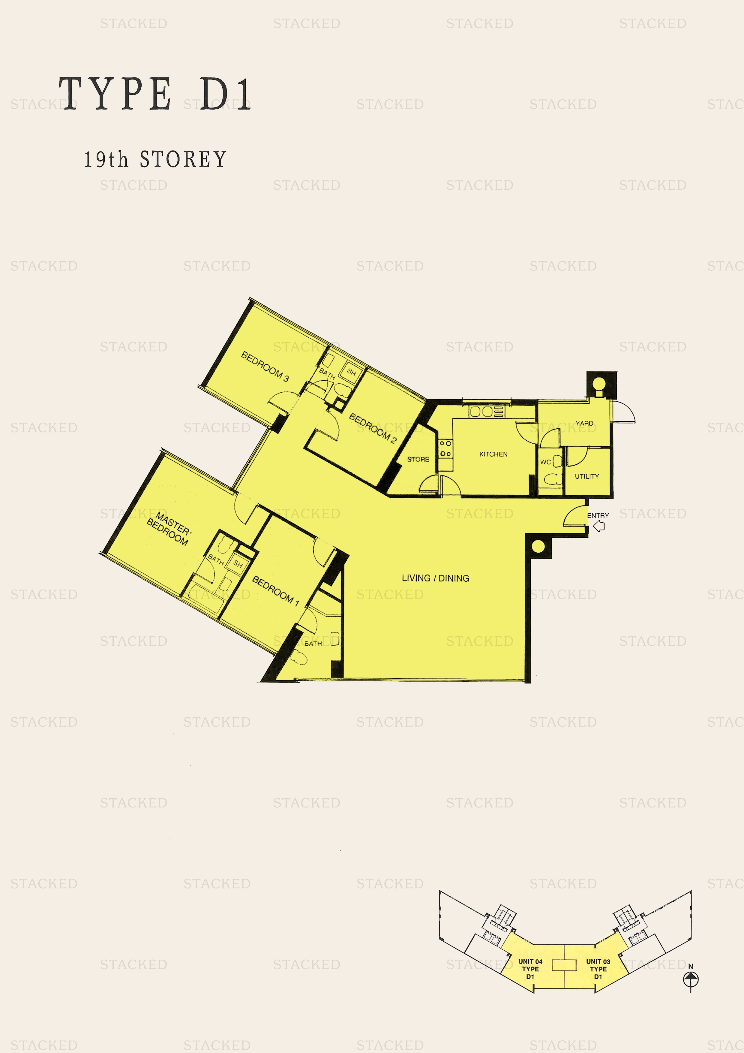 Stacked homes - Harbour View Towers Singapore Condo Floor Plans, Images ...