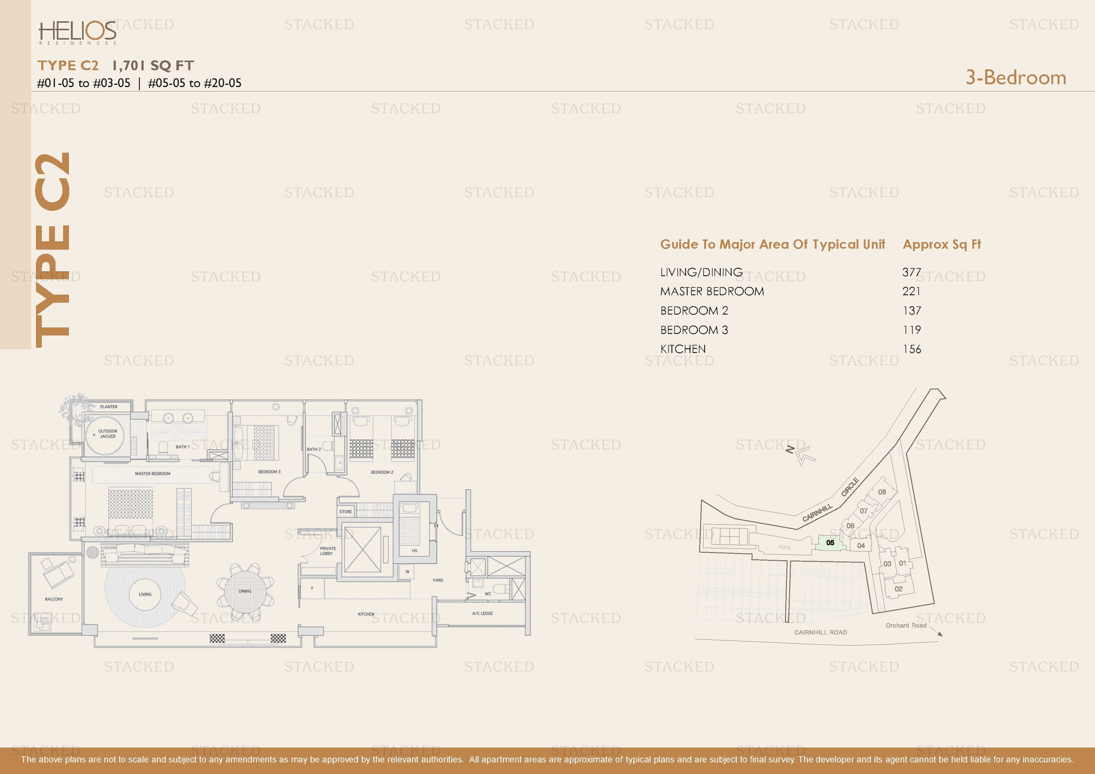 Stacked homes - Helios Residences Singapore Condo Floor Plans, Images ...