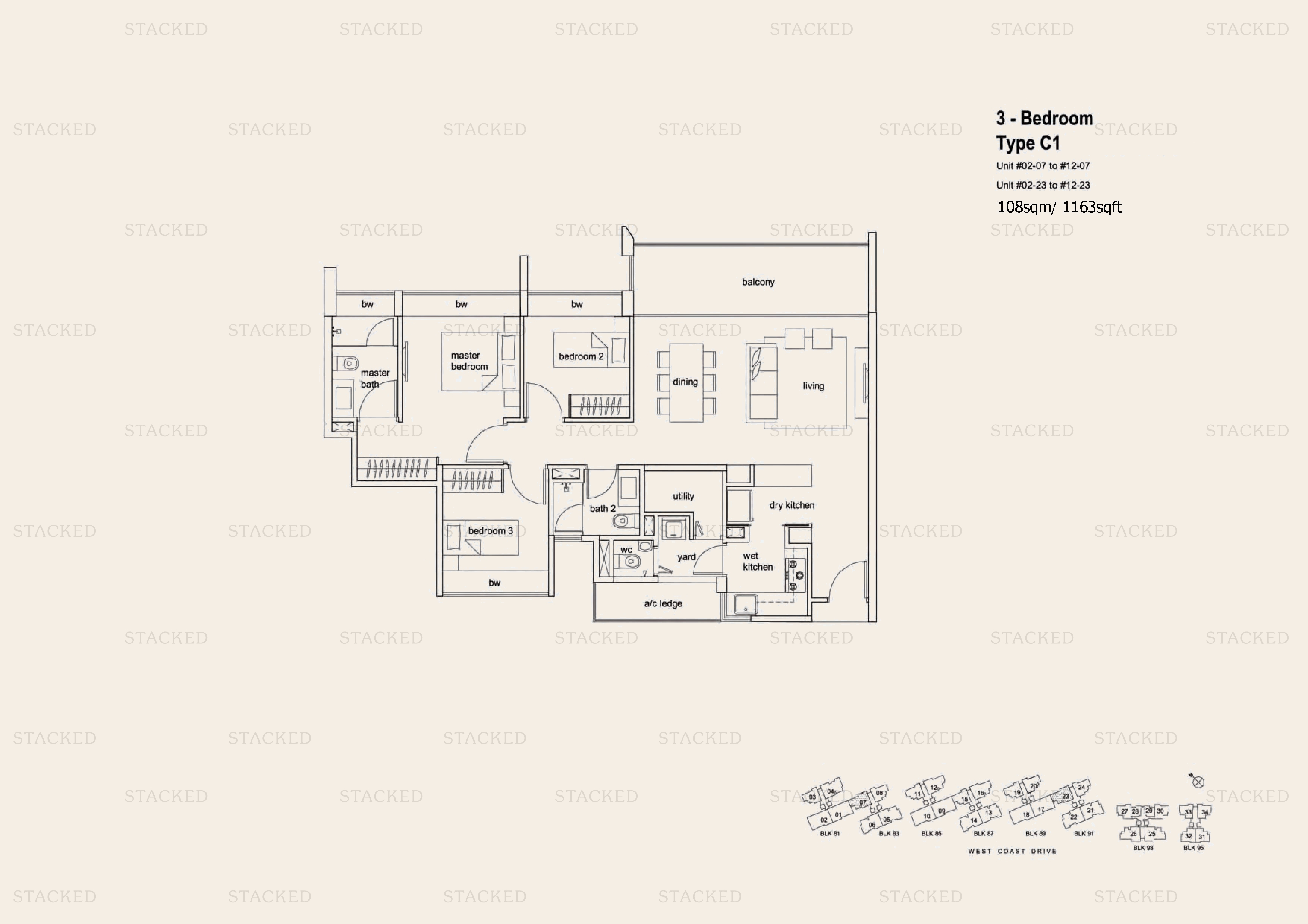 Stacked homes - Hundred Trees Singapore Condo Floor Plans, Images And ...