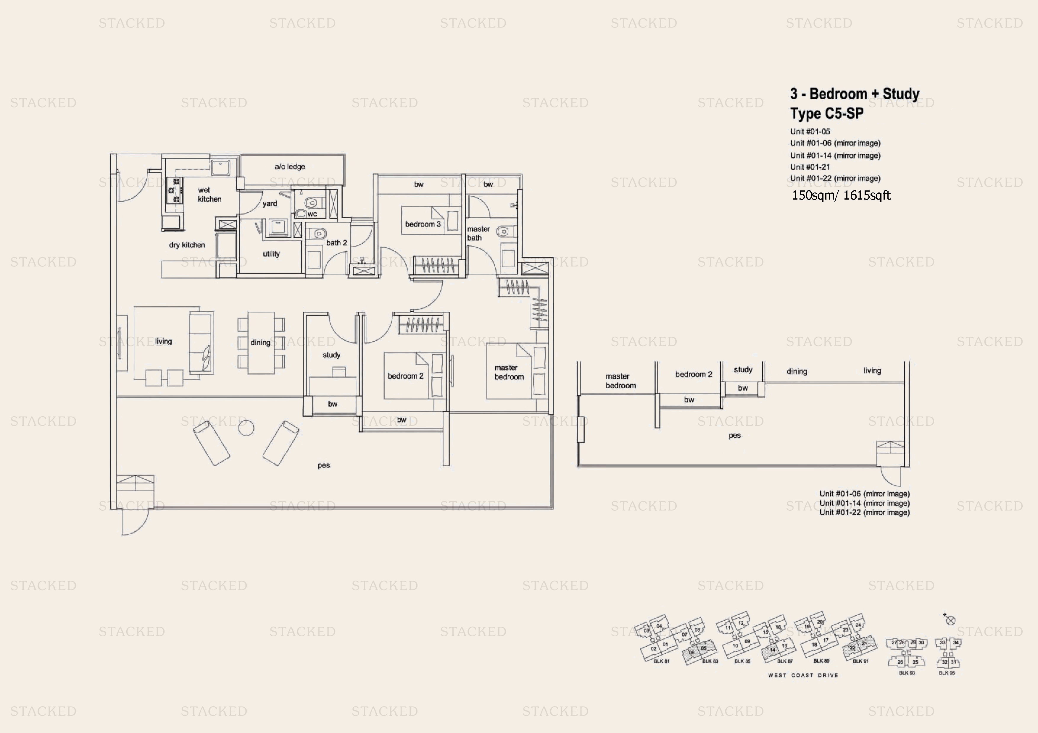 Stacked homes - Hundred Trees Singapore Condo Floor Plans, Images And ...
