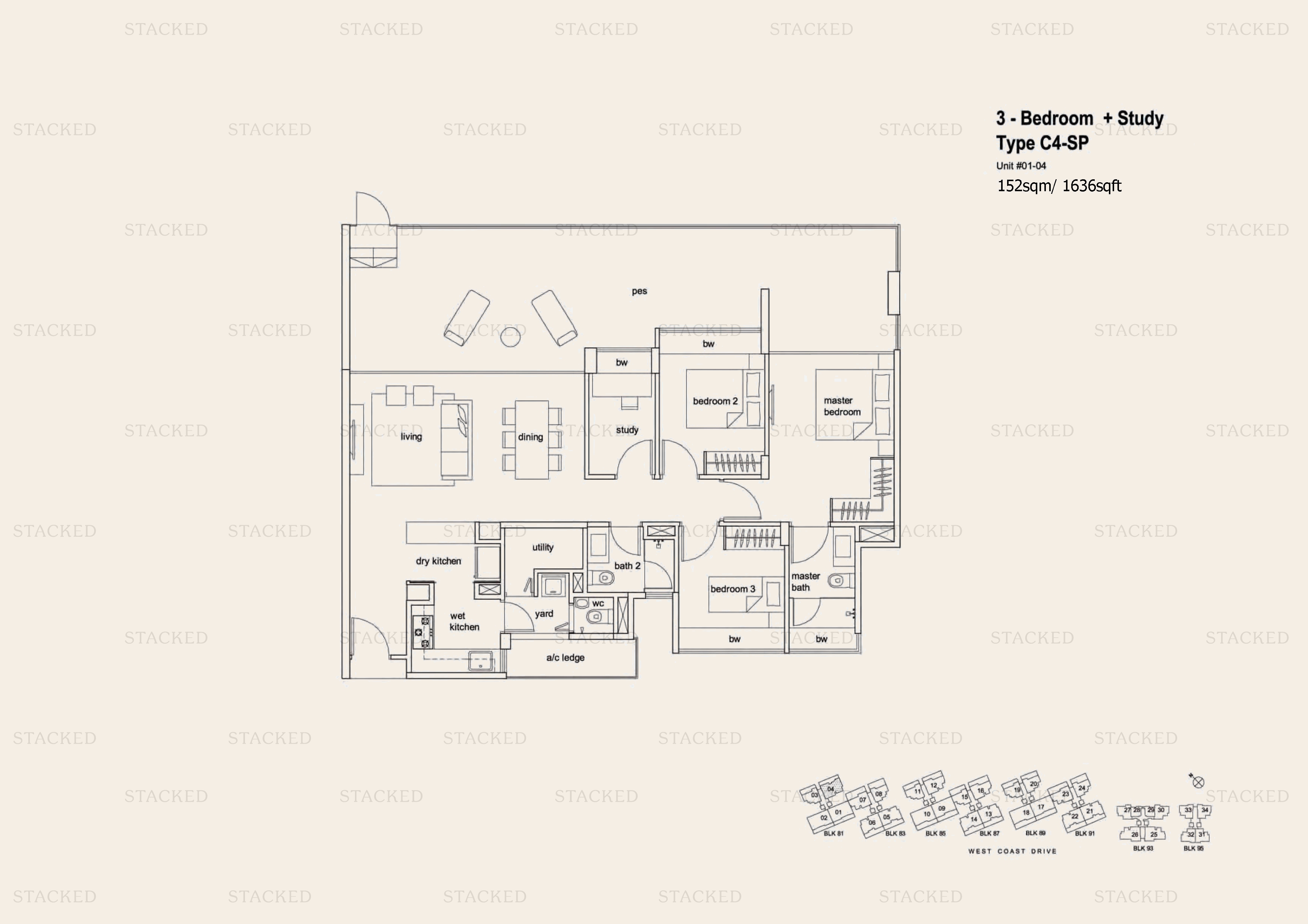 Stacked homes - Hundred Trees Singapore Condo Floor Plans, Images And ...