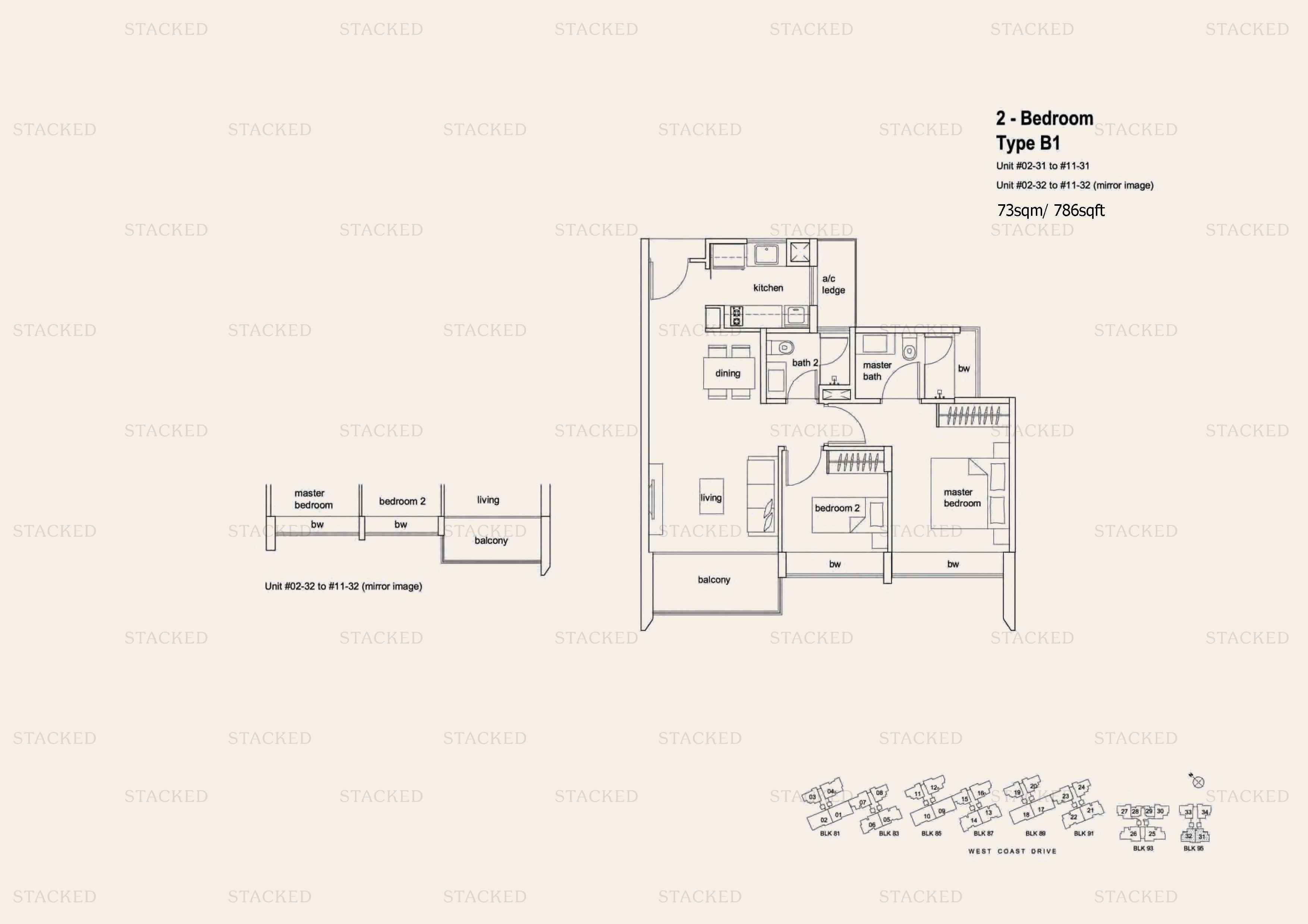 Stacked homes - Hundred Trees Singapore Condo Floor Plans, Images And ...