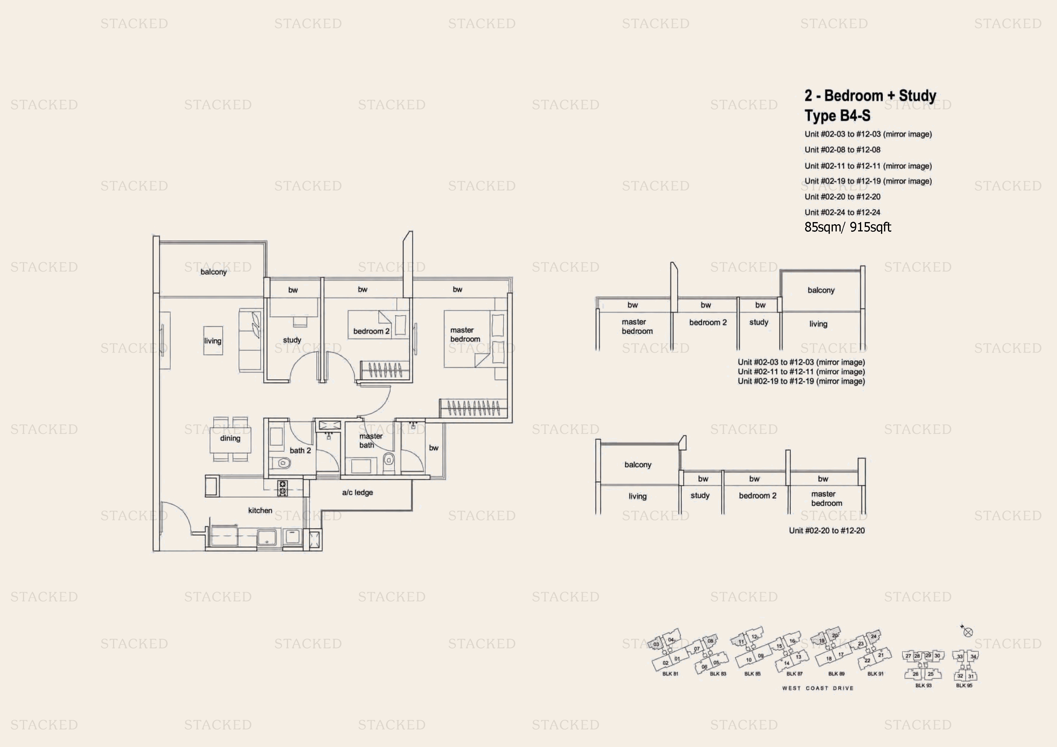 Stacked homes - Hundred Trees Singapore Condo Floor Plans, Images And ...