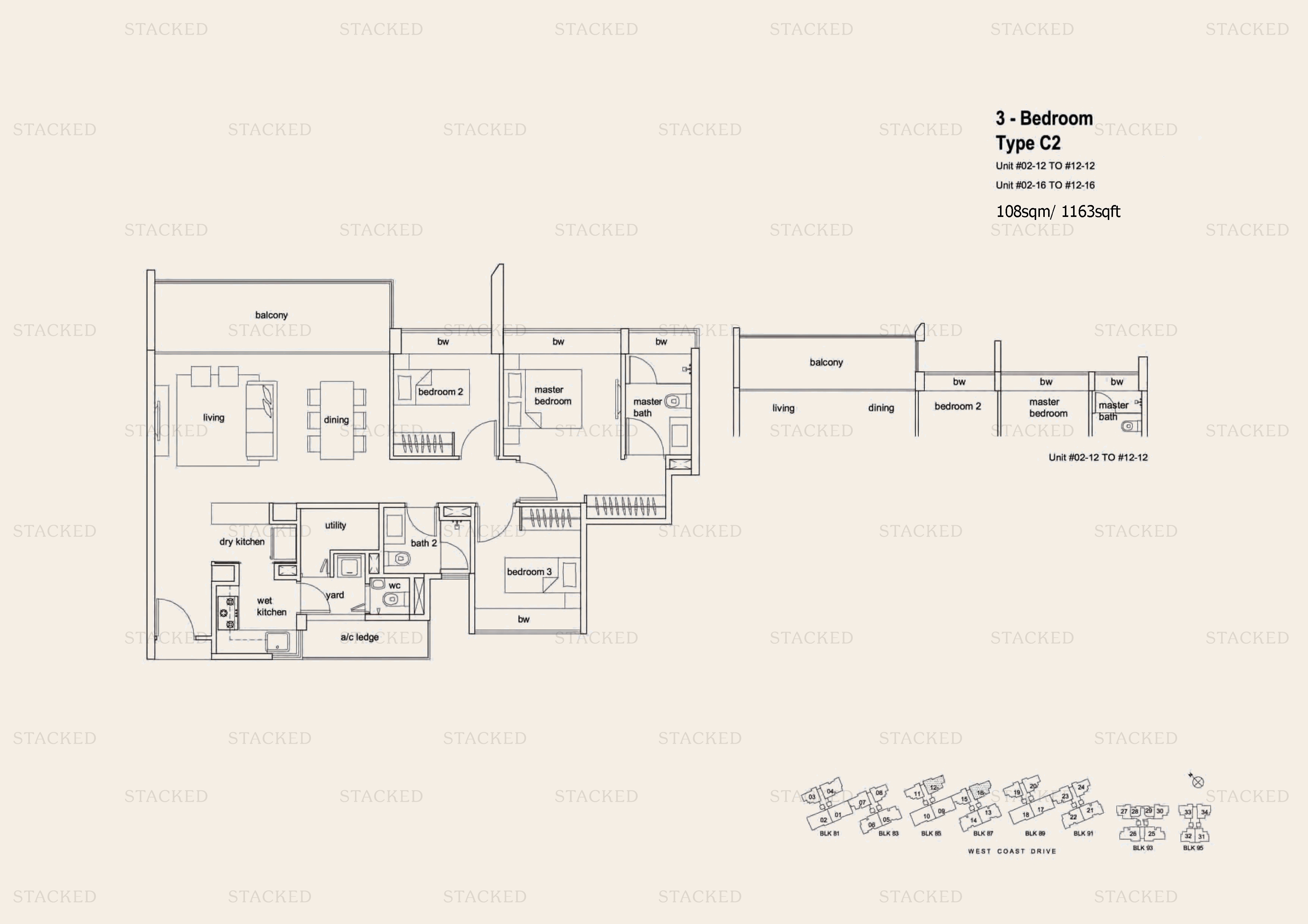 Stacked homes - Hundred Trees Singapore Condo Floor Plans, Images And ...