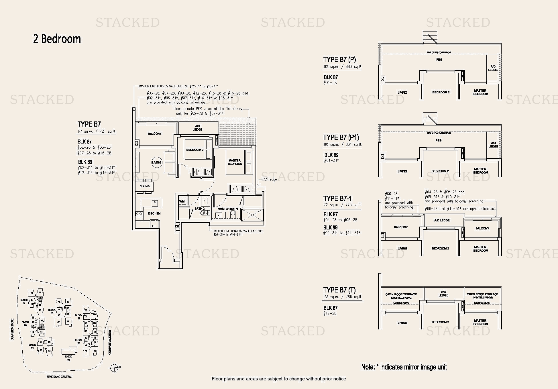 Stacked homes - Jewel @ Buangkok Singapore Condo Floor Plans, Images ...