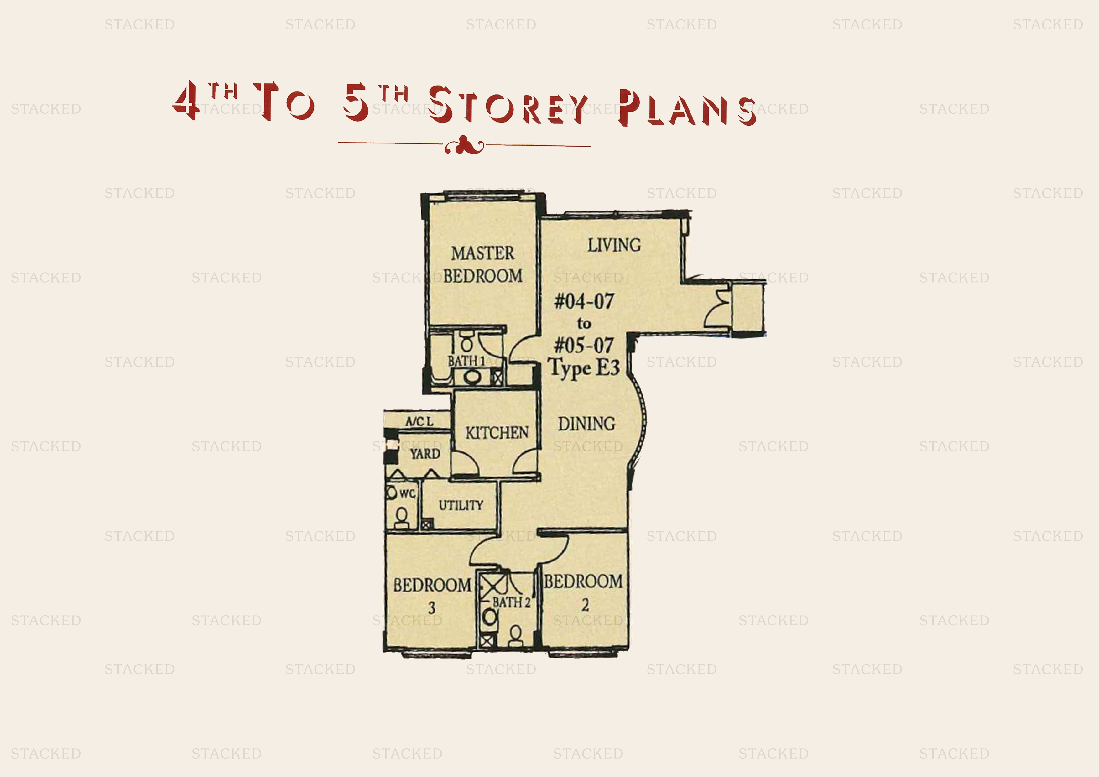 Stacked homes - Kentish Court Singapore Condo Floor Plans, Images And ...