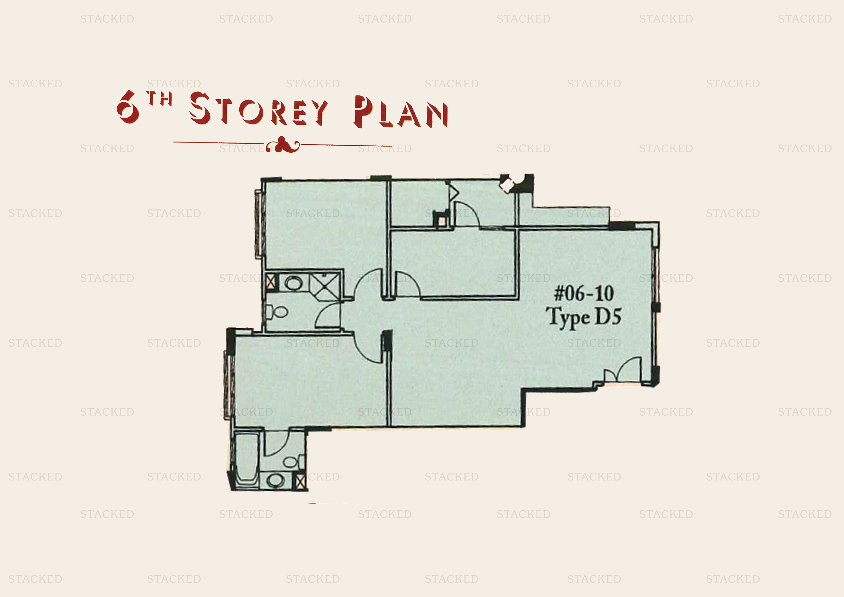 Stacked homes - Kentish Court Singapore Condo Floor Plans, Images And ...