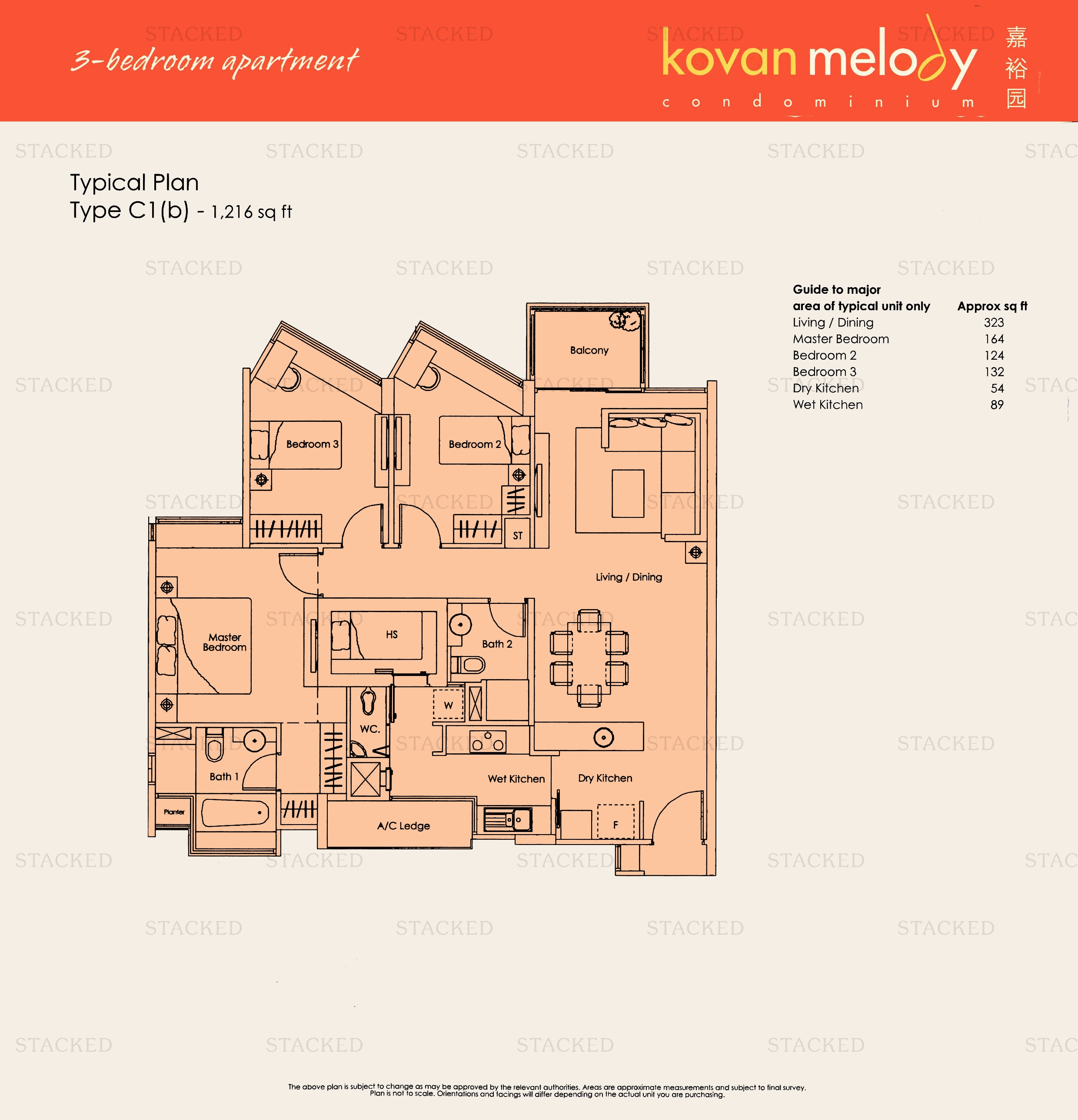Stacked homes - Kovan Melody Singapore Condo Floor Plans, Images And ...