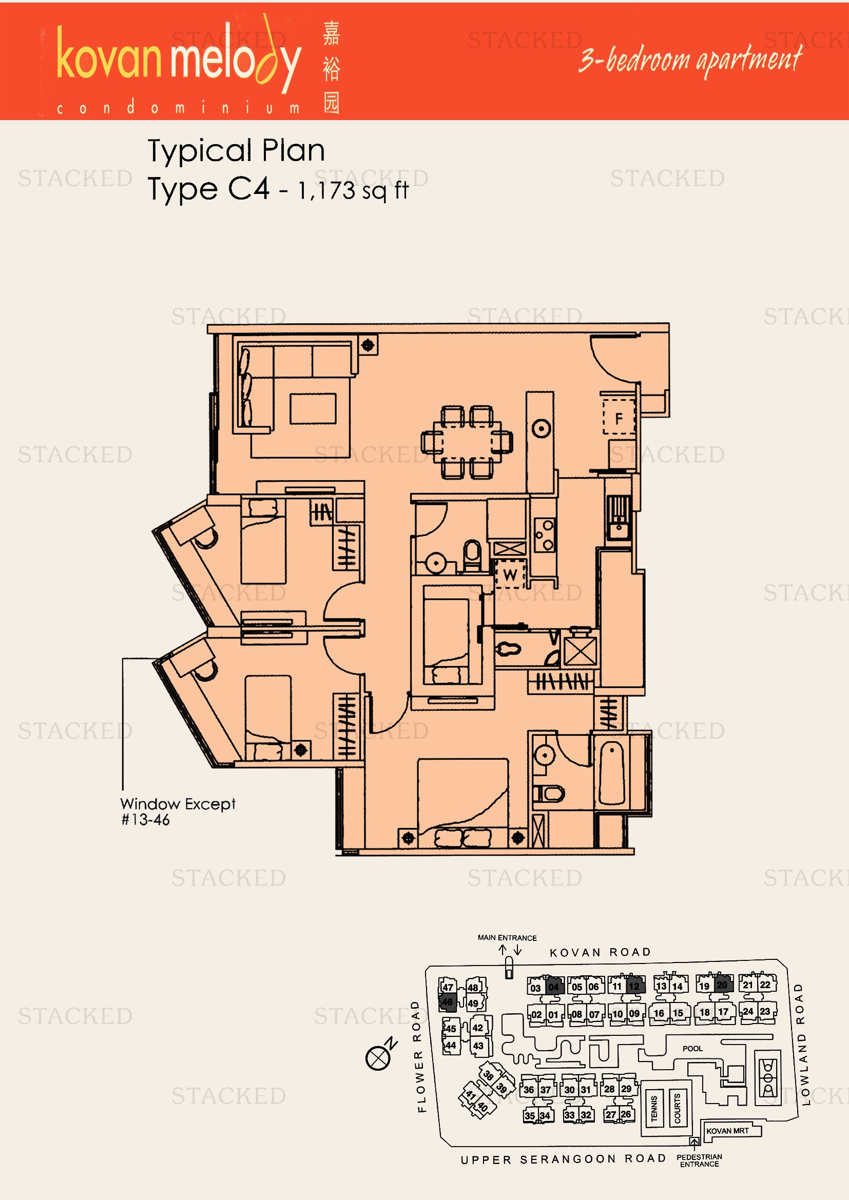 Stacked homes - Kovan Melody Singapore Condo Floor Plans, Images And ...