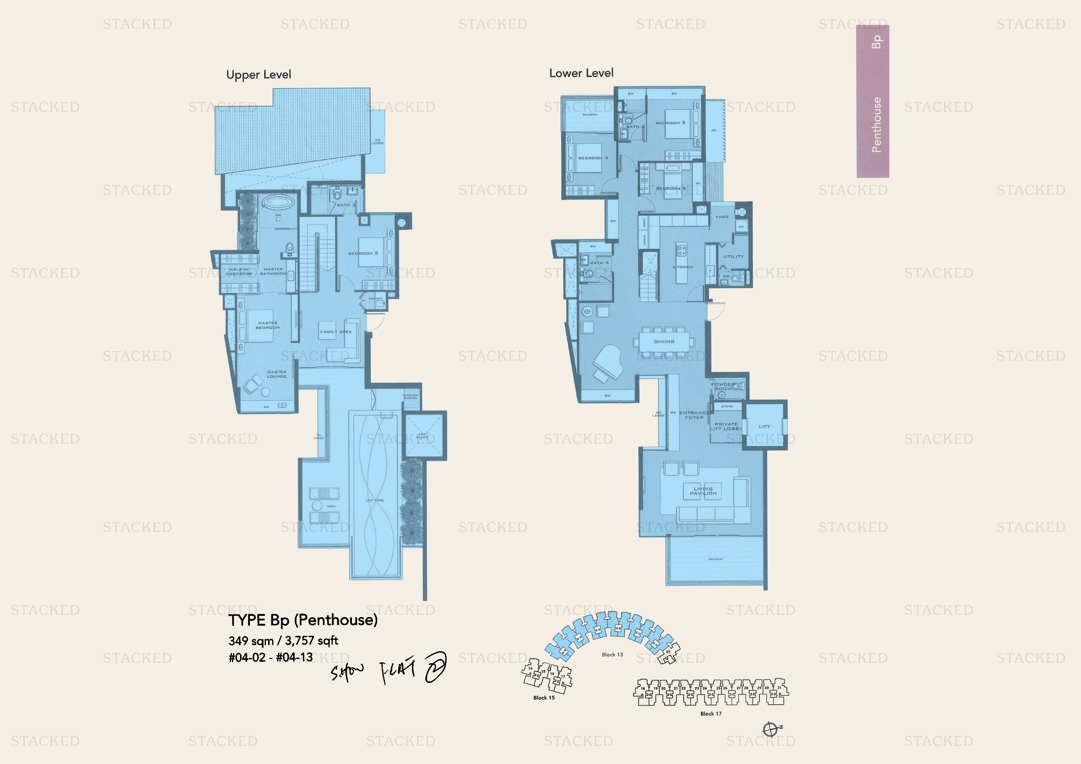 Stacked homes - Marina Collection Singapore Condo Floor Plans, Images ...