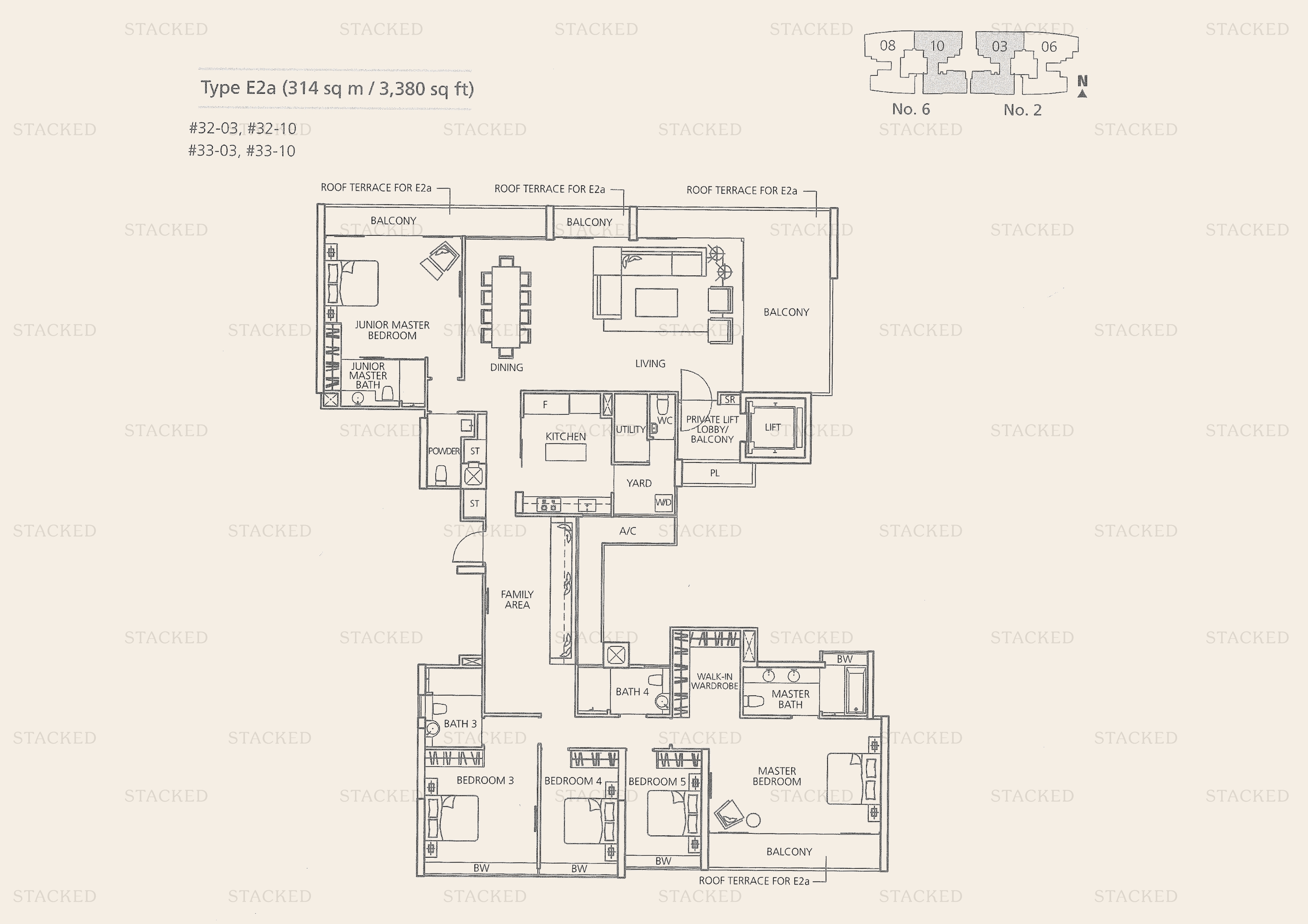 Stacked homes - Martin Place Residences Singapore Condo Floor Plans ...