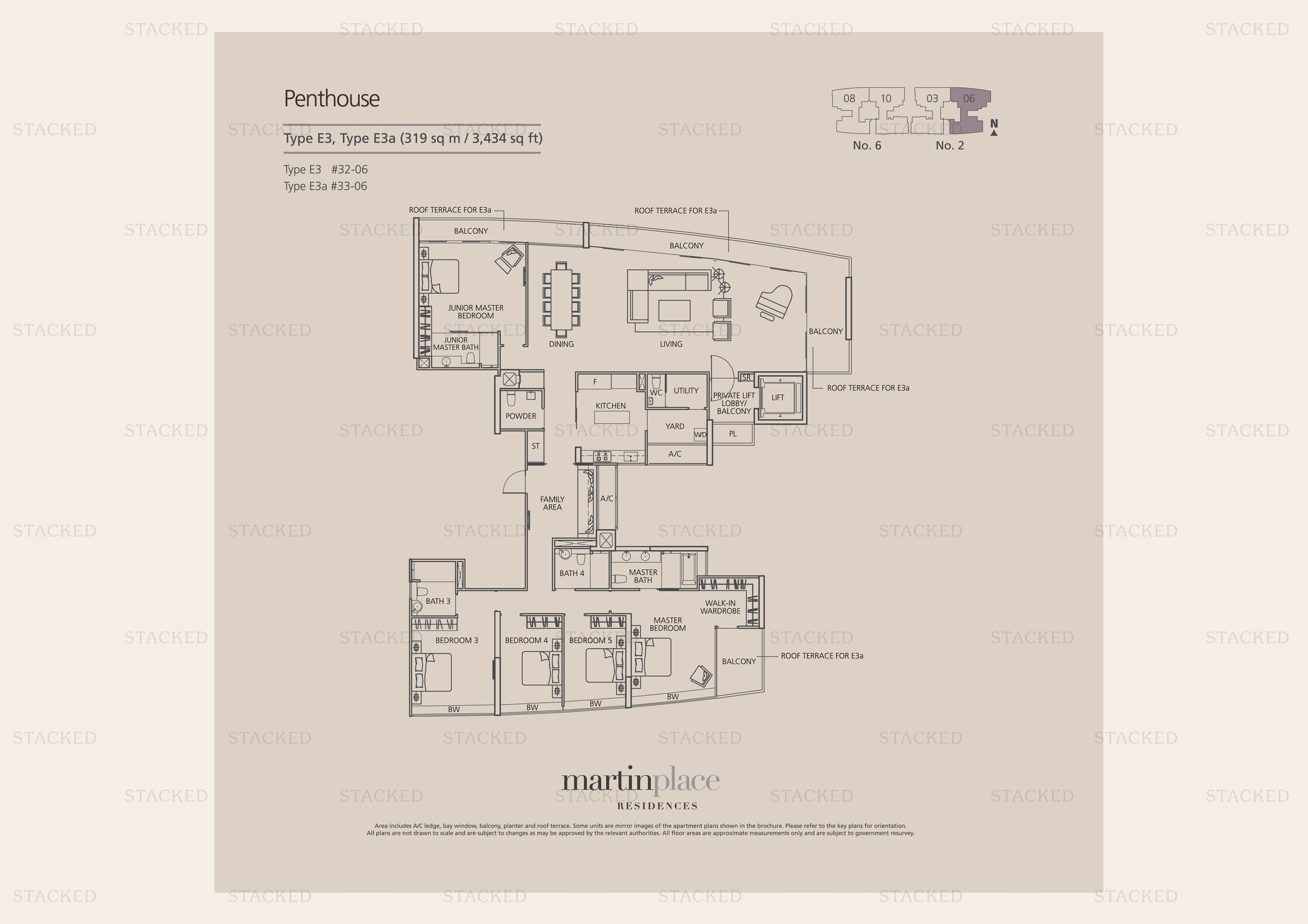 Stacked homes - Martin Place Residences Singapore Condo Floor Plans ...