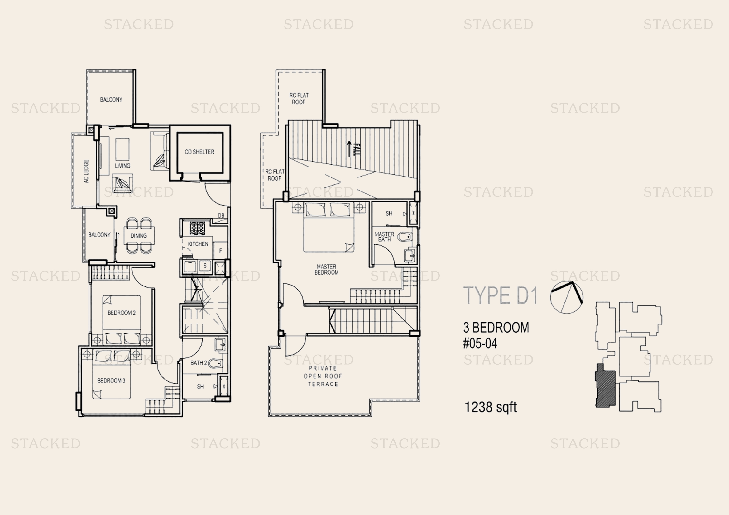 Stacked homes - Meridian 38 Singapore Condo Floor Plans, Images And ...