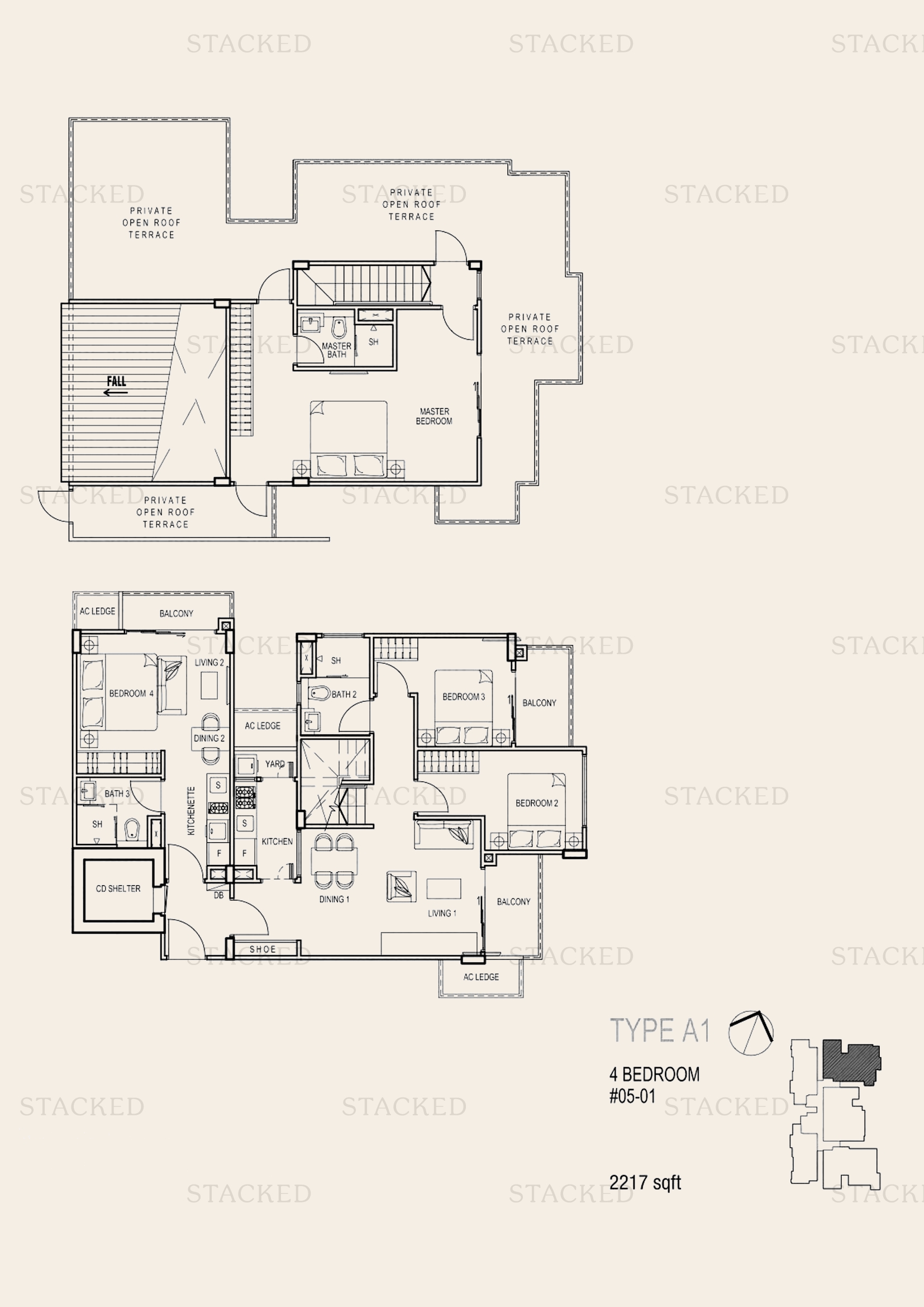 Stacked homes - Meridian 38 Singapore Condo Floor Plans, Images And ...