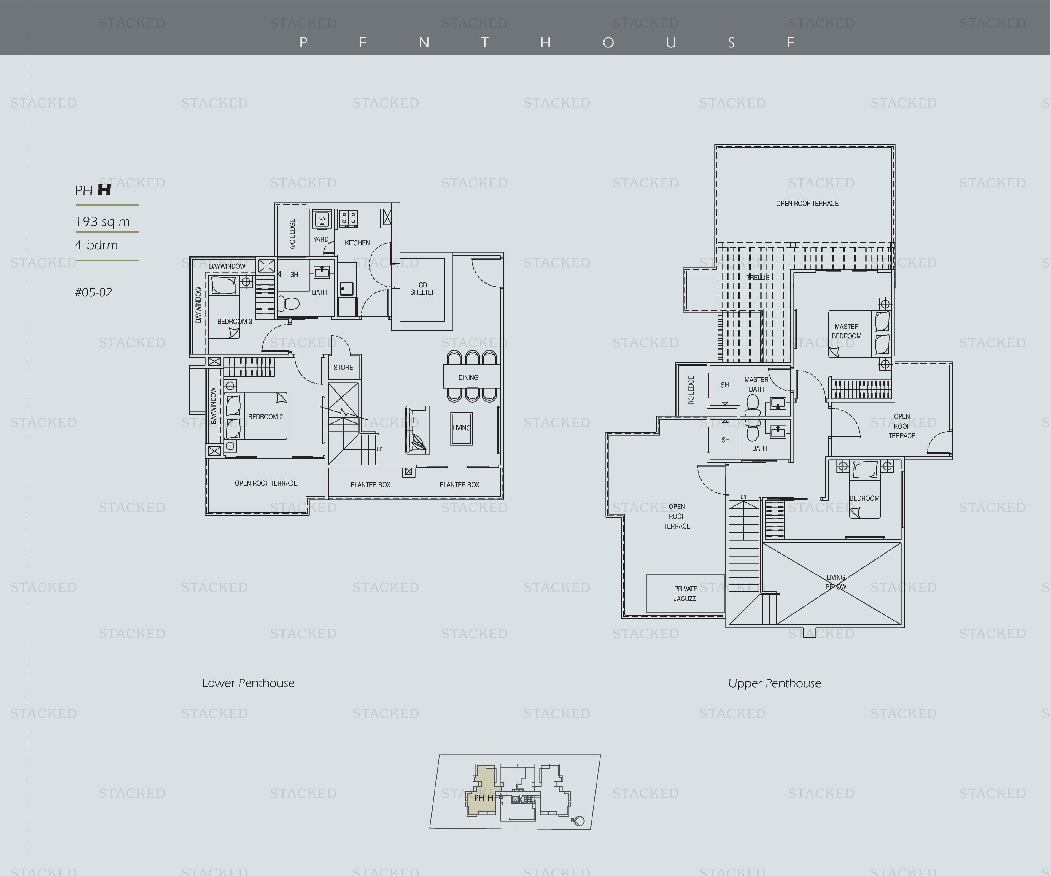 Stacked homes - Melrose Ville Singapore Condo Floor Plans, Images And ...