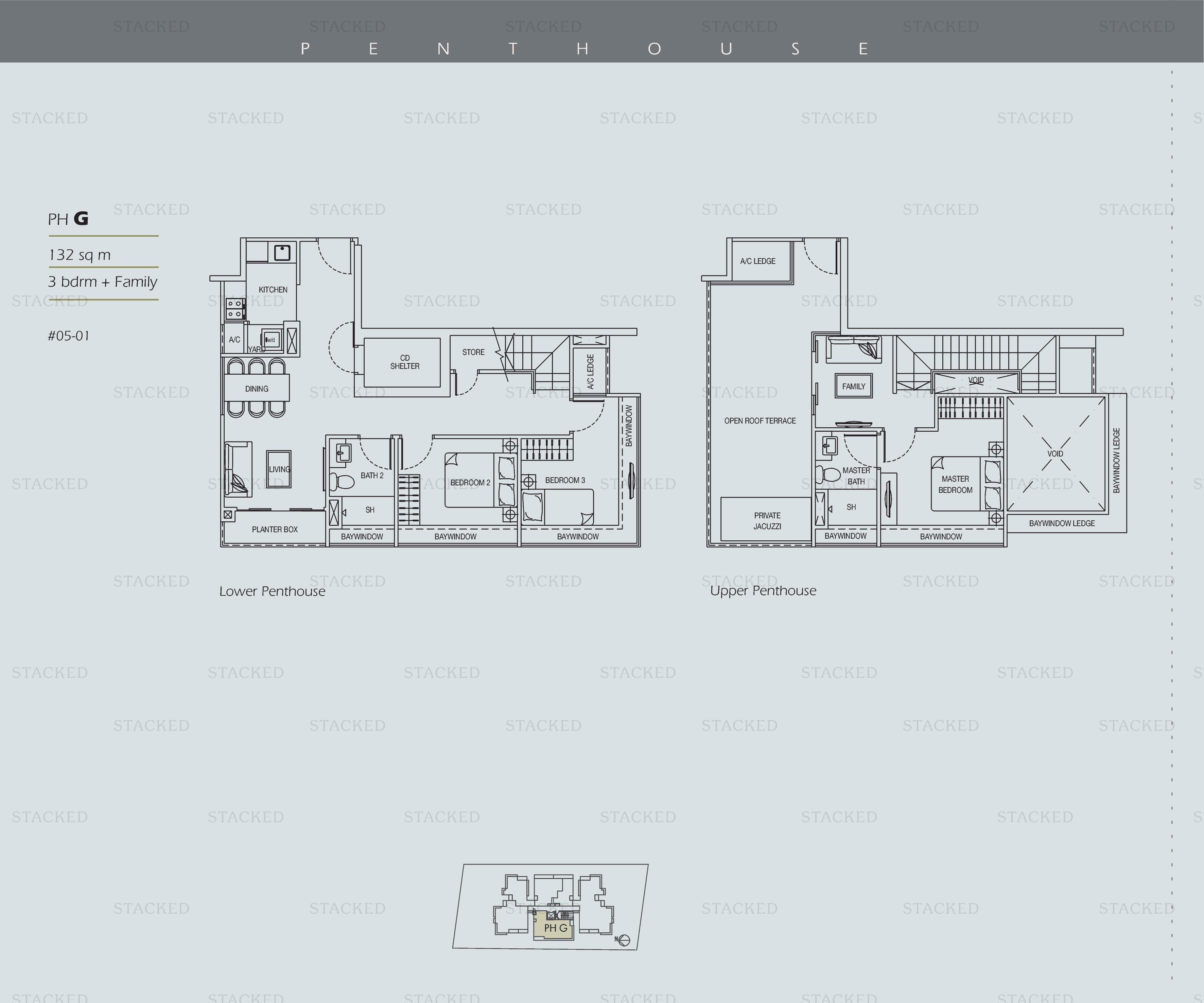 Stacked homes - Melrose Ville Singapore Condo Floor Plans, Images And ...