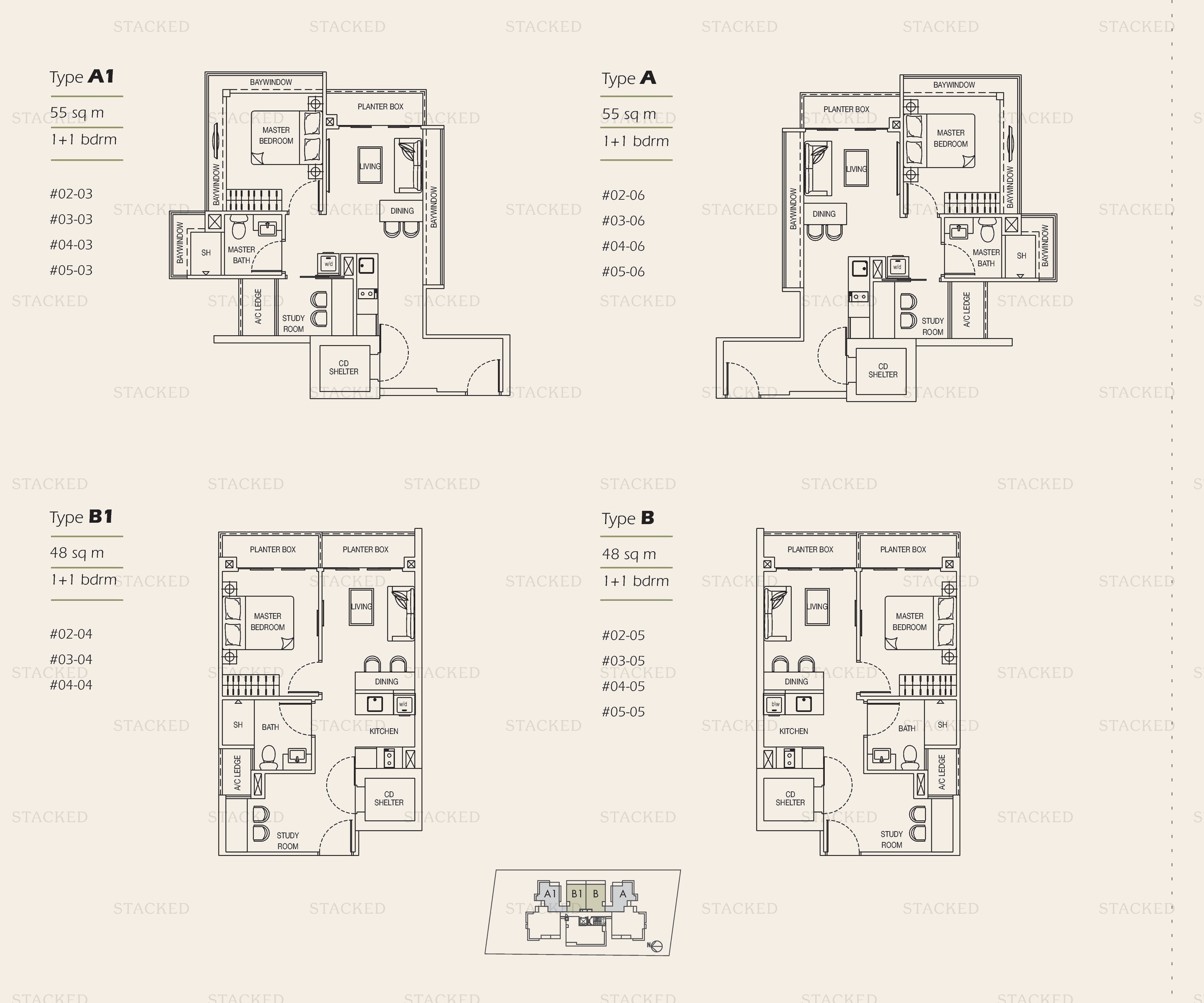 Stacked homes - Melrose Ville Singapore Condo Floor Plans, Images And ...