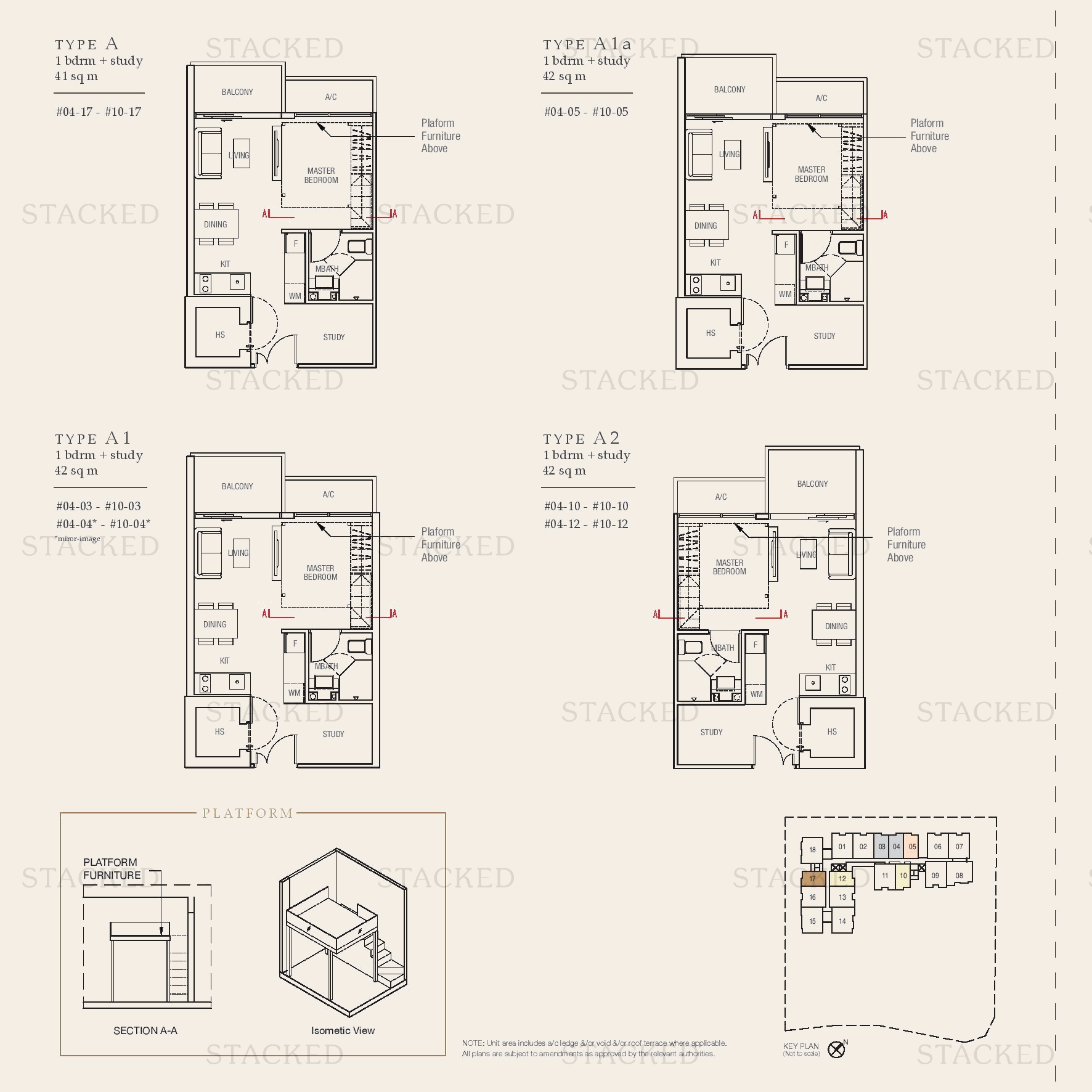 Stacked homes - Midtown Residences Singapore Condo Floor Plans, Images ...