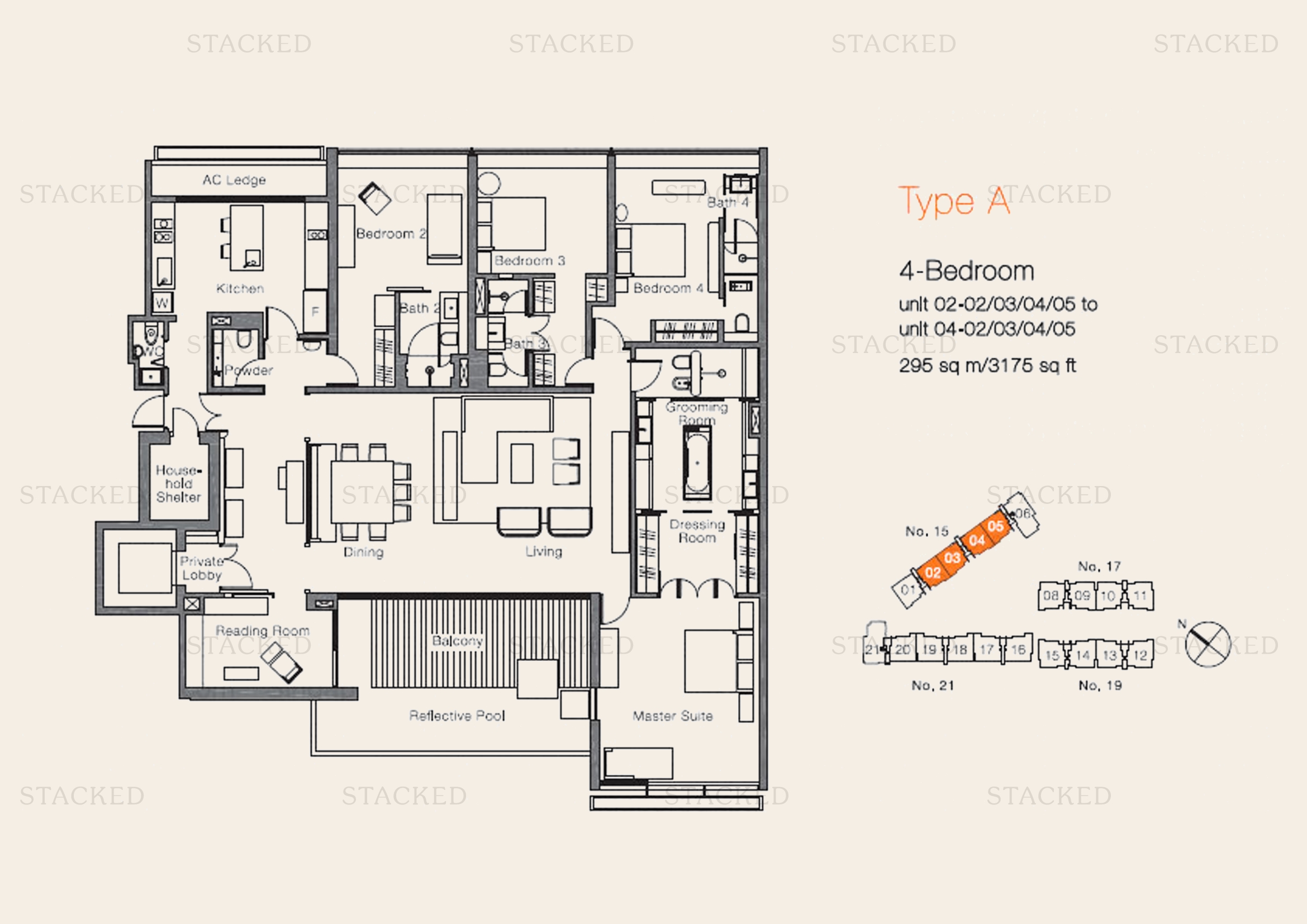 Stacked homes - Nassim Park Residences Singapore Condo Floor Plans ...