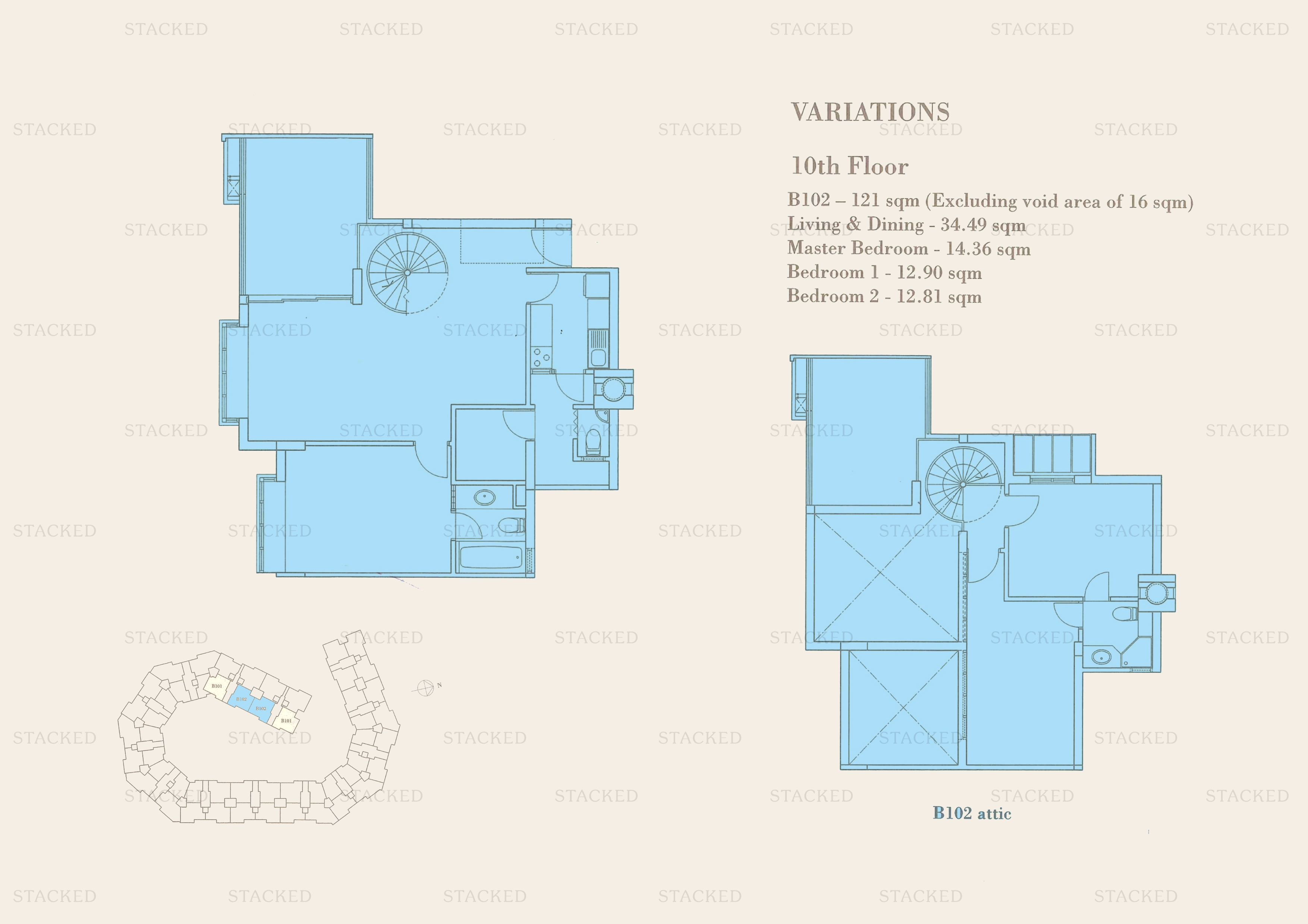 Stacked homes - Nineteen Shelford Road Singapore Condo Floor Plans ...