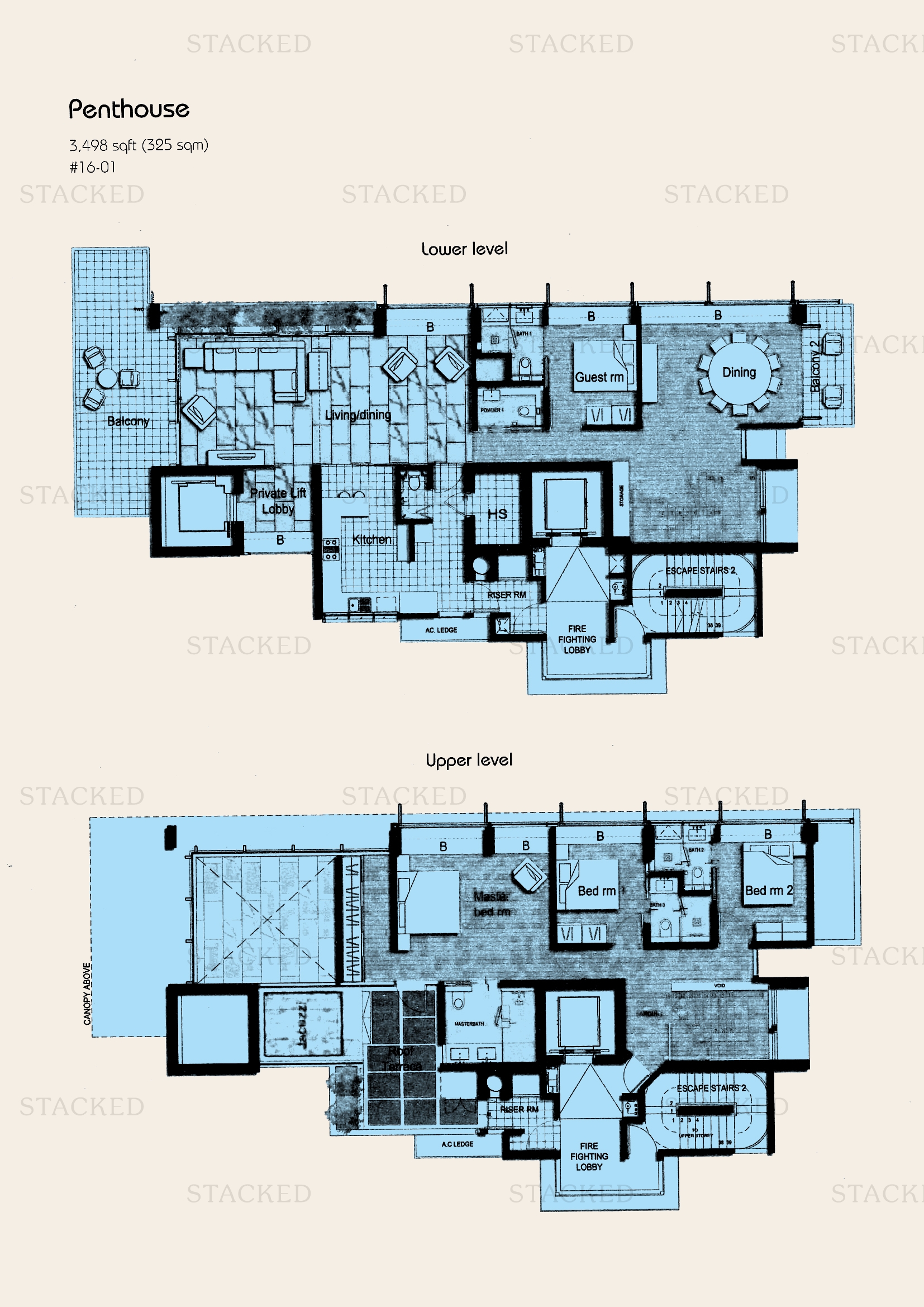 Stacked homes - One Robin Singapore Condo Floor Plans, Images And ...