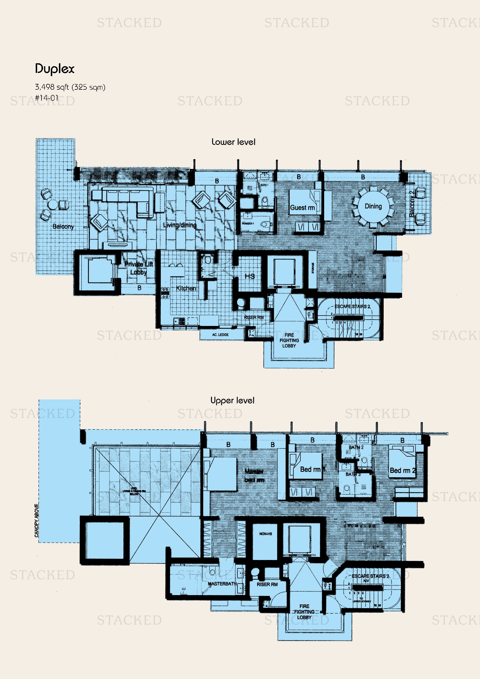 Stacked homes - One Robin Singapore Condo Floor Plans, Images And ...