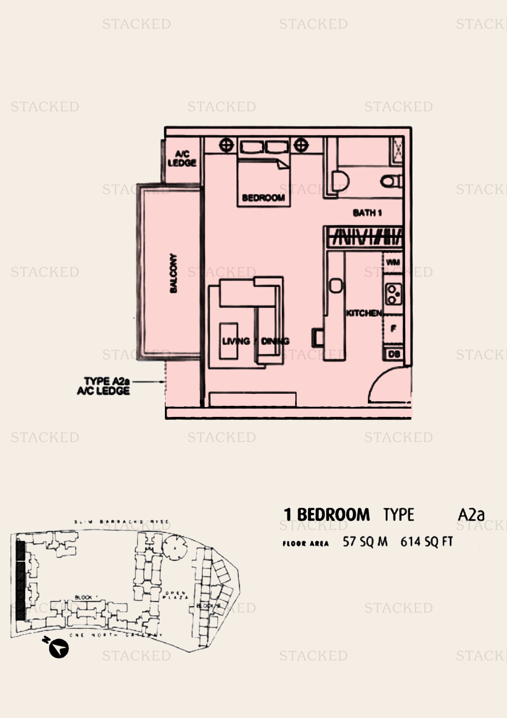 Stacked homes - One-north Residences Singapore Condo Floor Plans ...