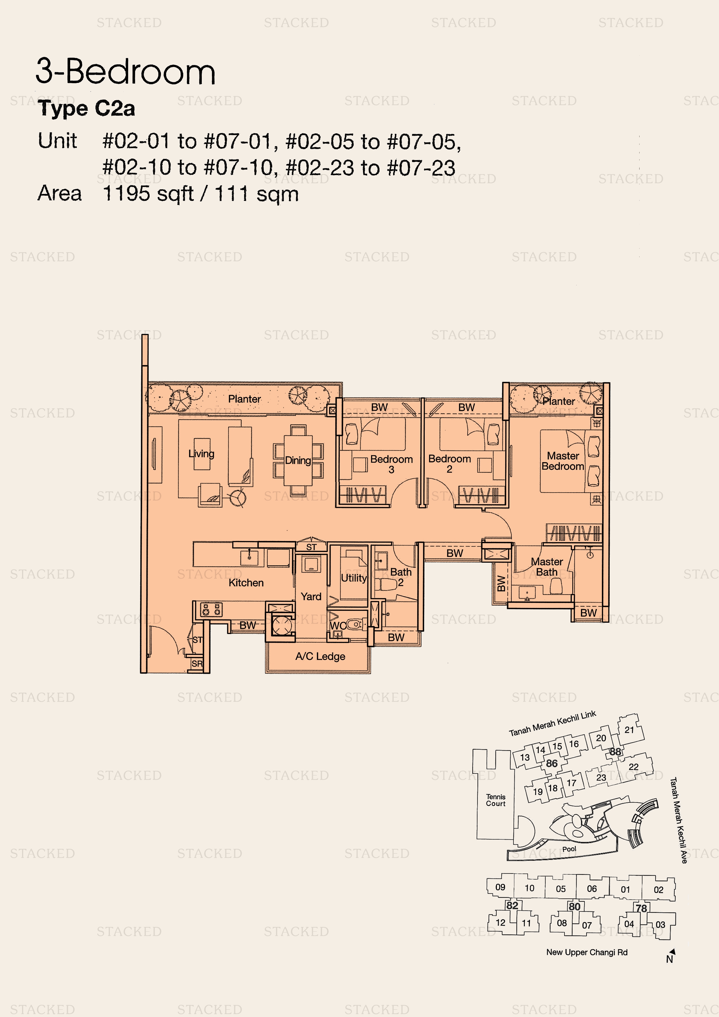 Stacked homes - Optima @ Tanah Merah Singapore Condo Floor Plans ...
