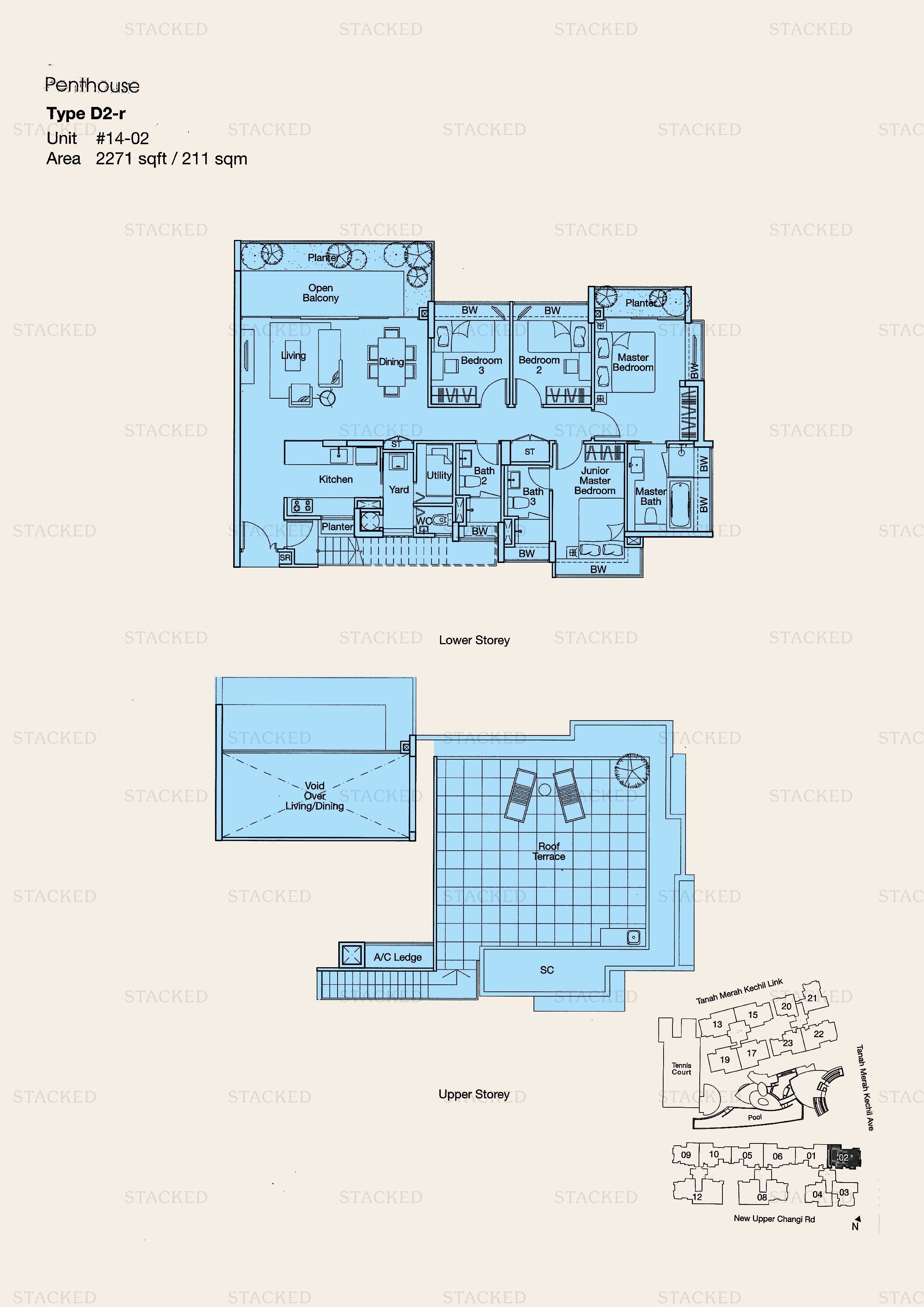 Stacked homes - Optima @ Tanah Merah Singapore Condo Floor Plans ...