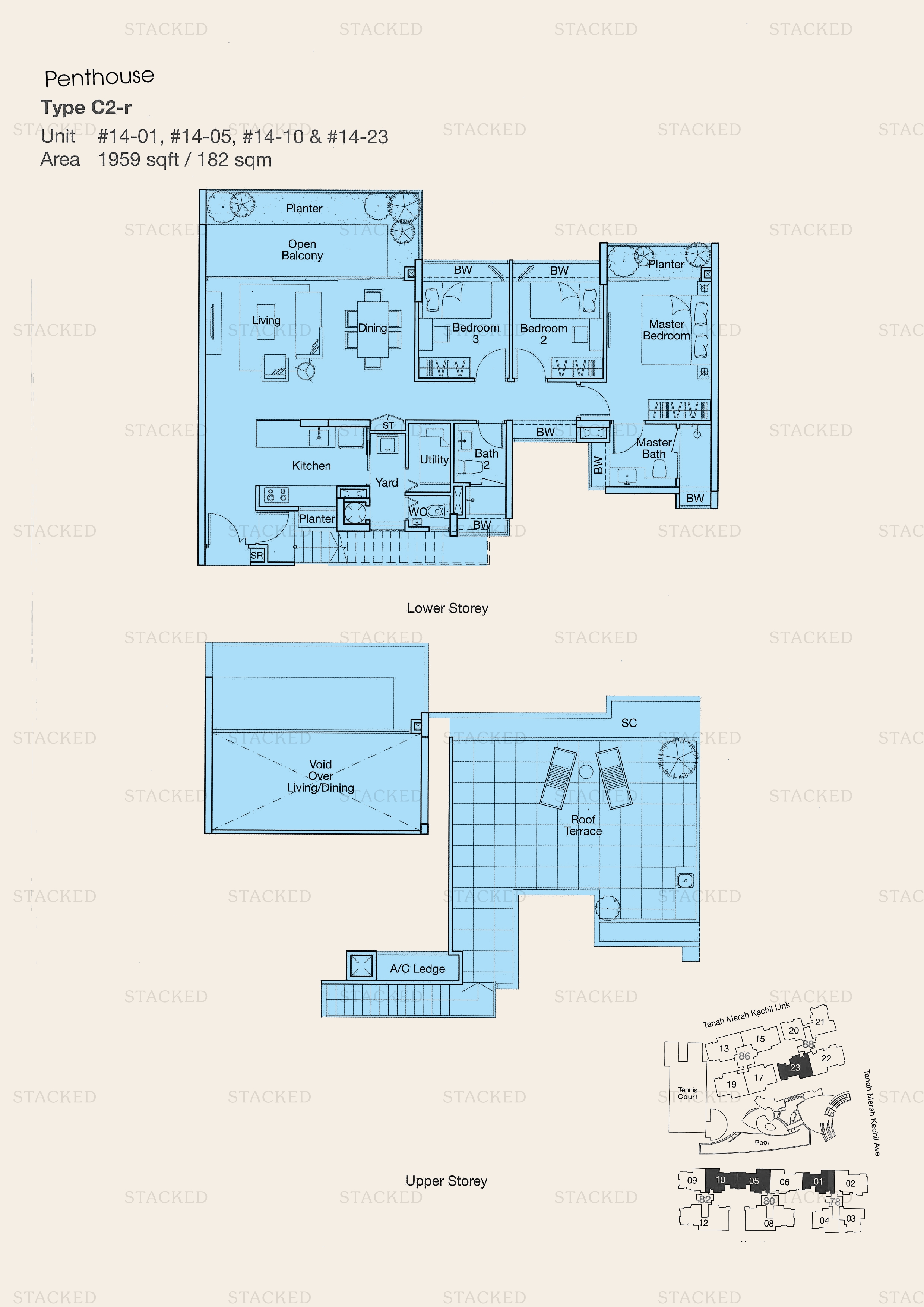 Stacked homes - Optima @ Tanah Merah Singapore Condo Floor Plans ...